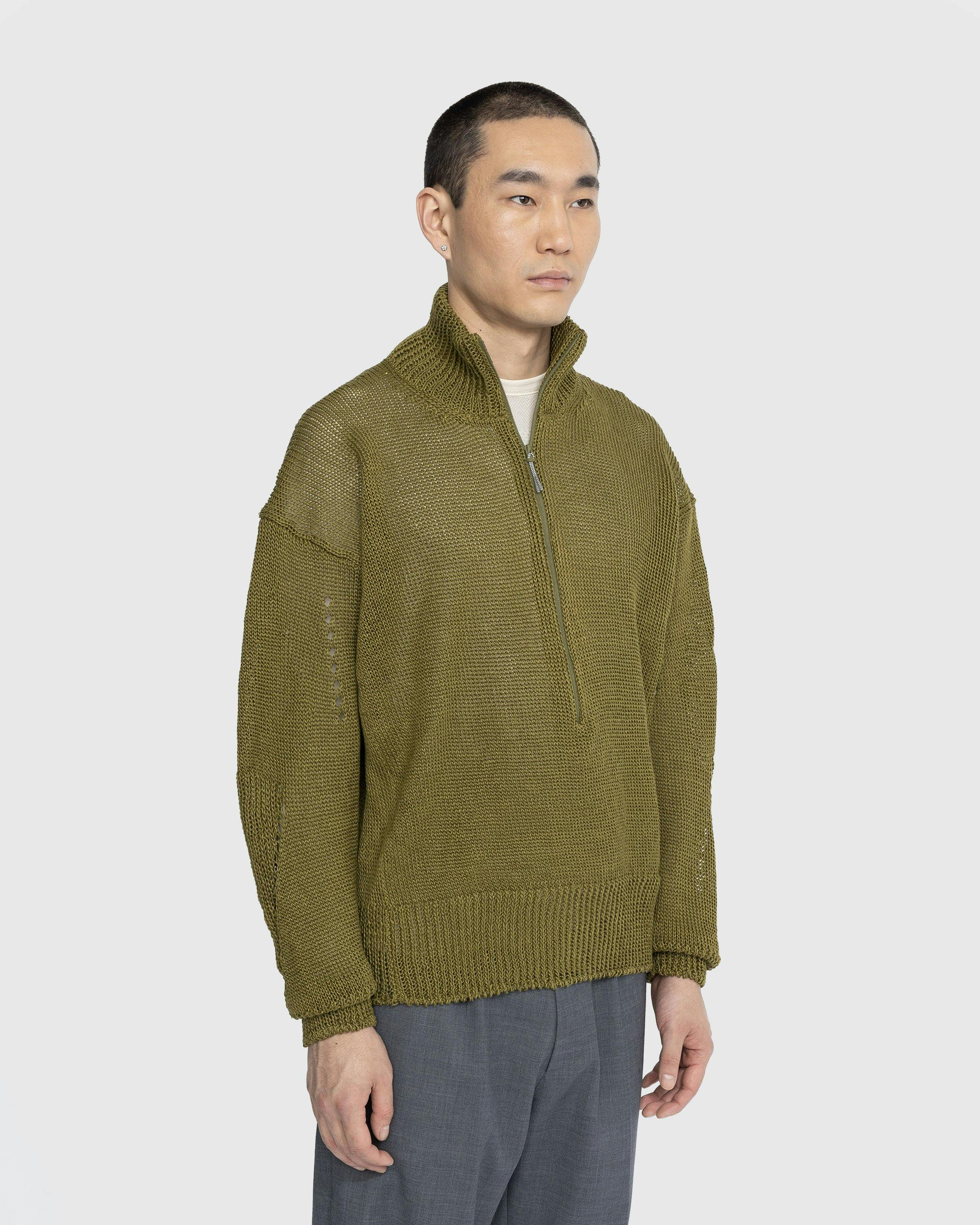 ROA – Half Zip Turtleneck Green | Highsnobiety Shop
