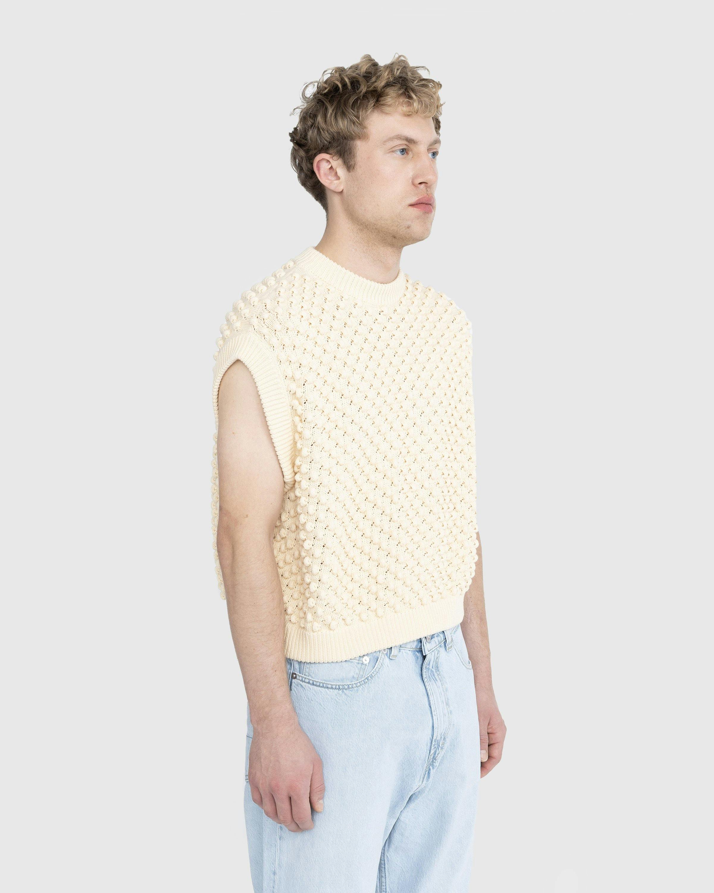 Bonsai – 3D Knit Gilet Ivory | Highsnobiety Shop