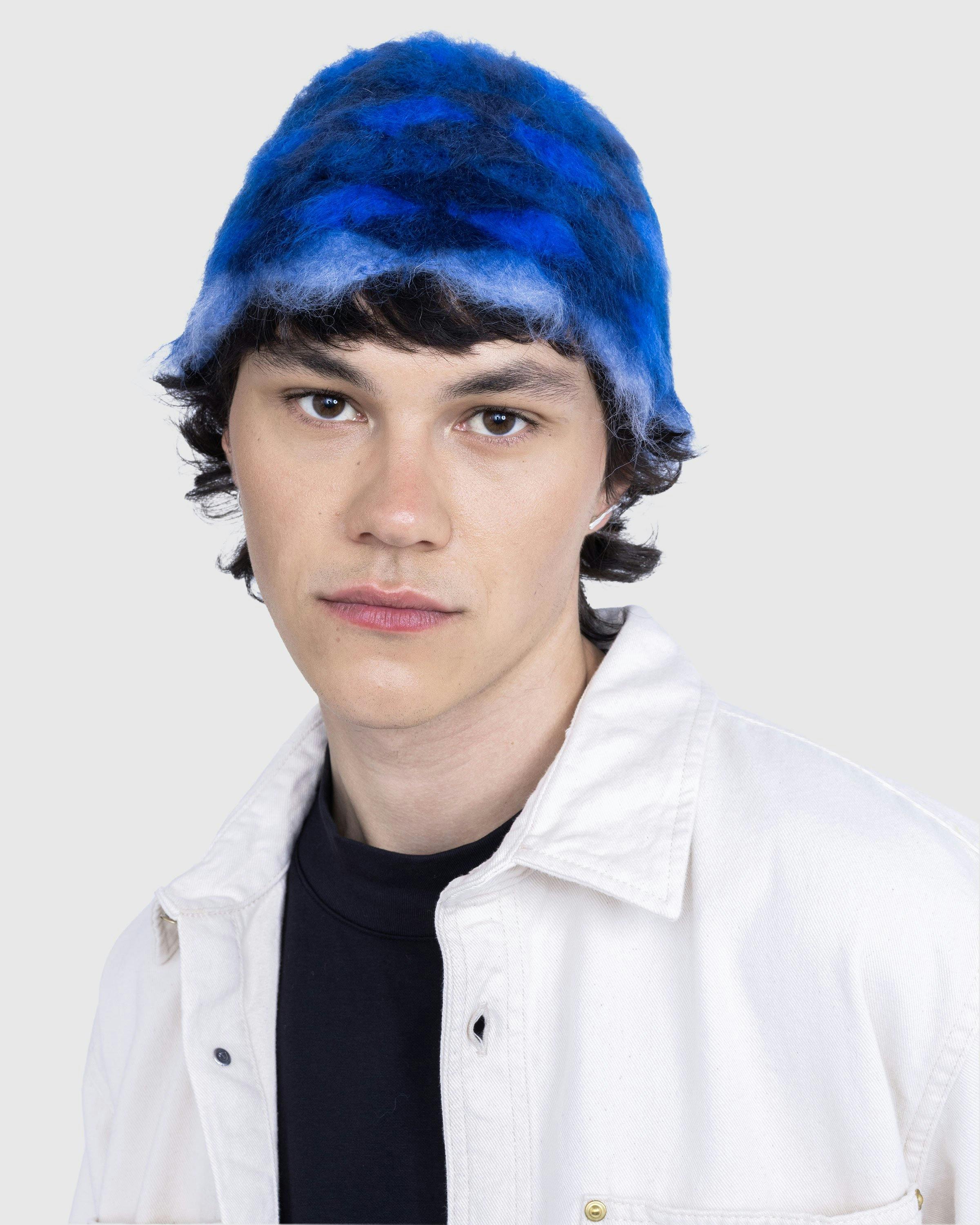 SSU – Brushed Mohair Seashell Bucket Hat Merlin Blue | Highsnobiety Shop