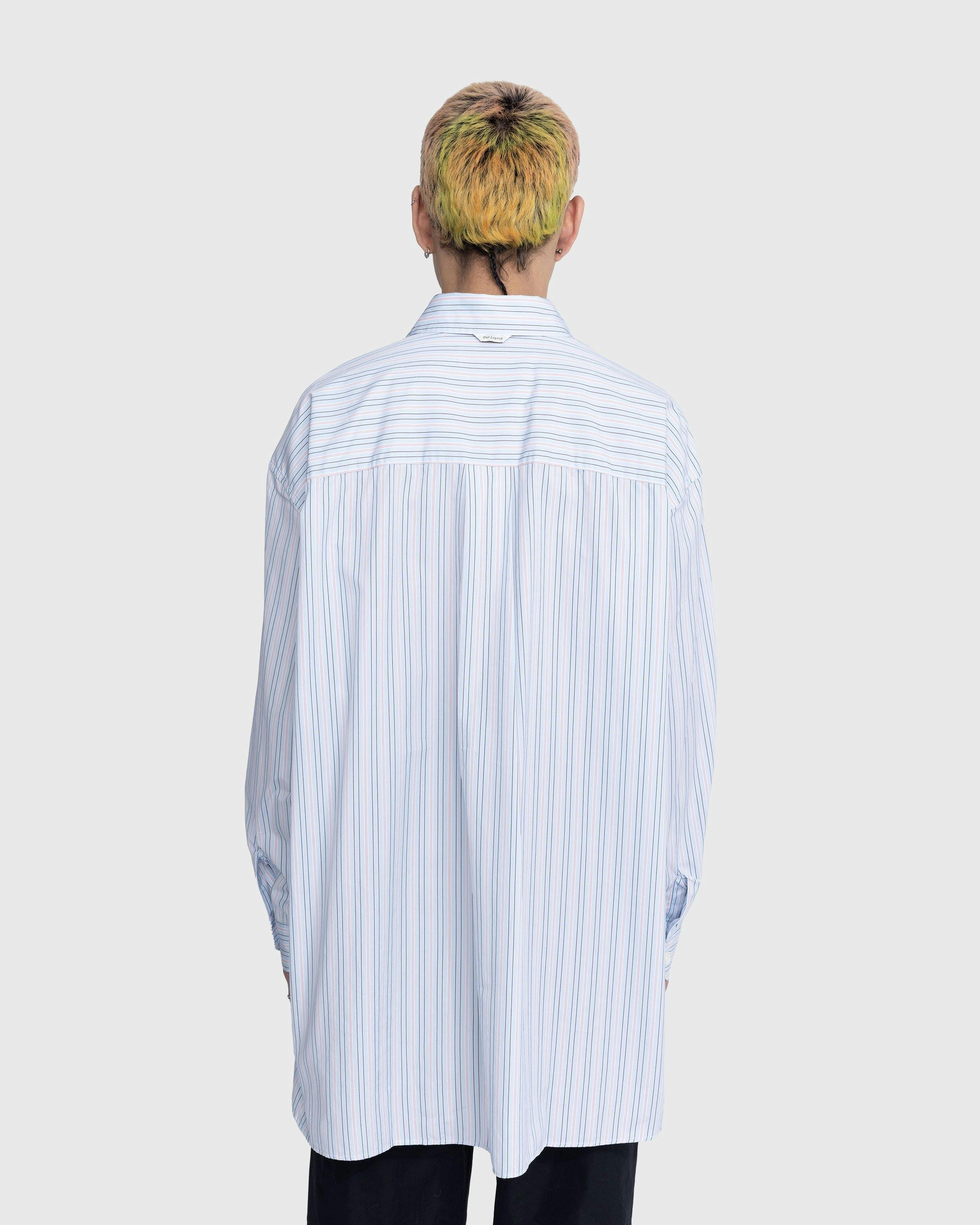 Our Legacy – Popover Shirt Blue Stripe | Highsnobiety Shop