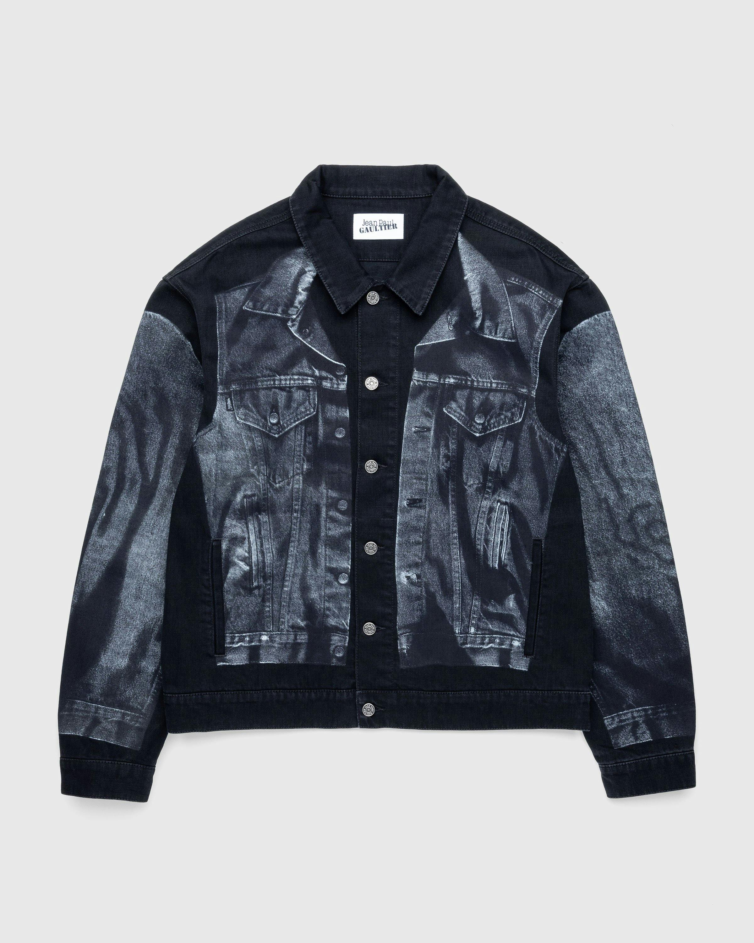 Jean Paul Gaultier – Trompe L'œil Denim Jacket Black | Highsnobiety Shop