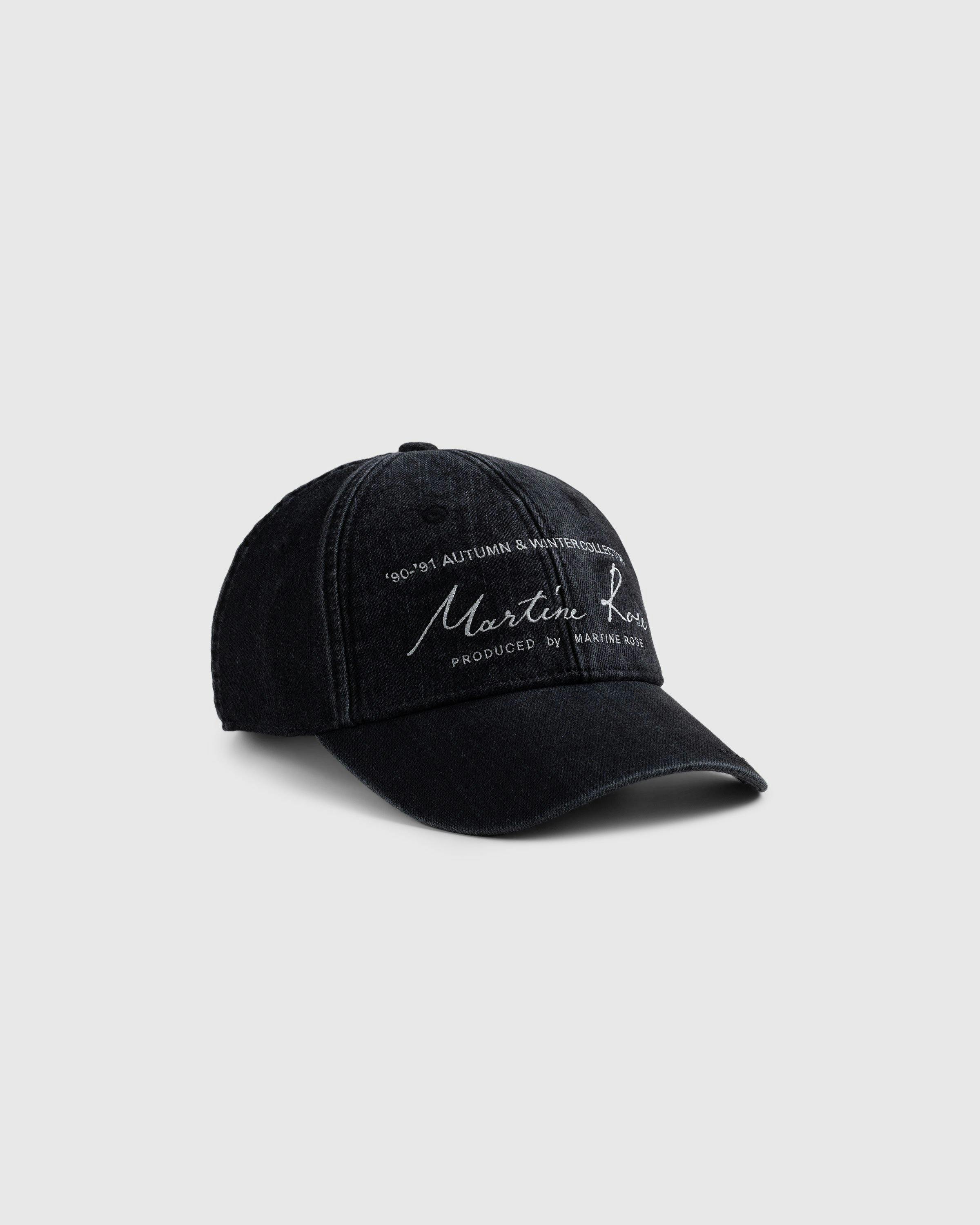 Martine Rose – Signature Cap Washed Black | Highsnobiety Shop