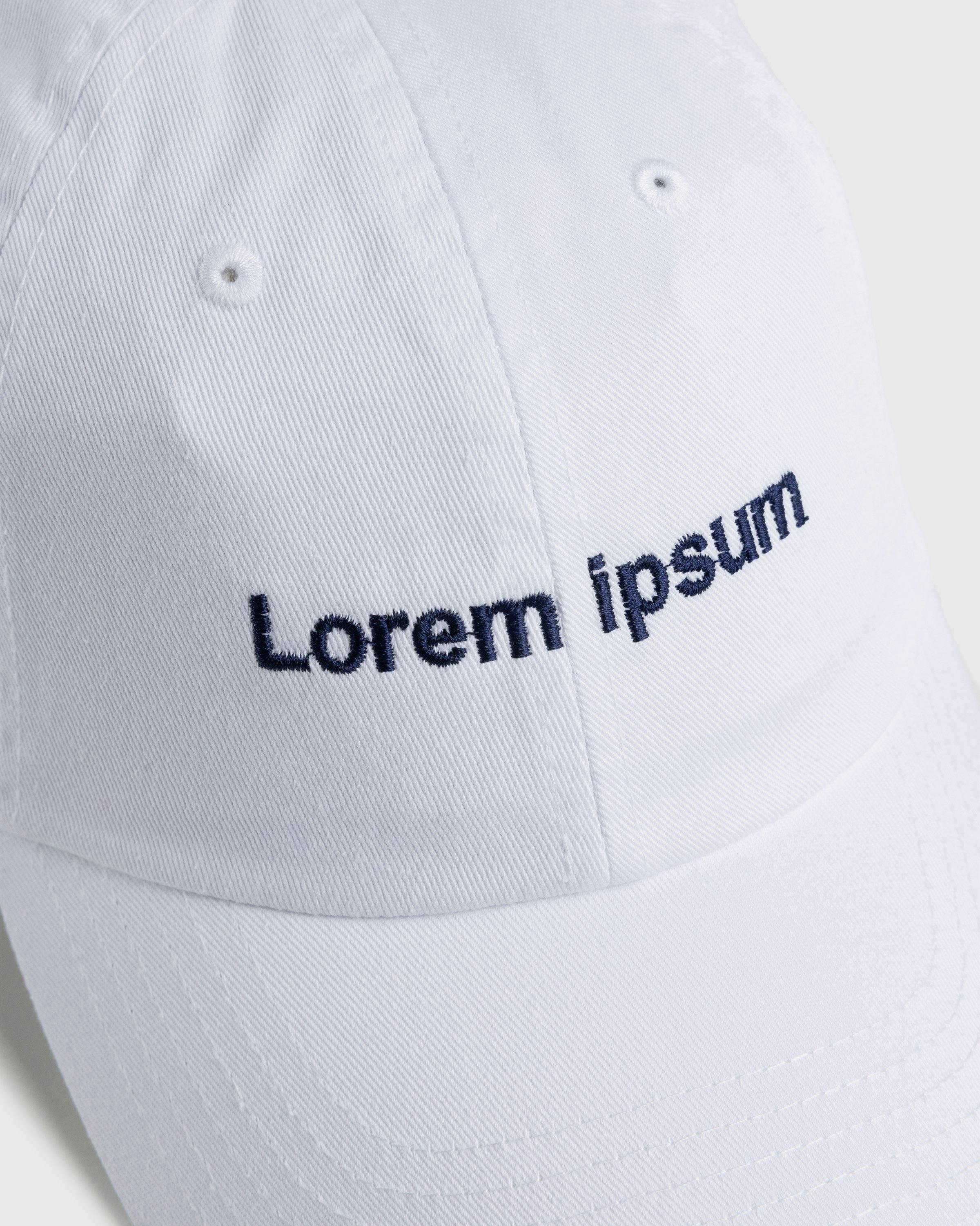 HO HO COCO – Lorem Ipsum Cap White/Navy | Highsnobiety Shop