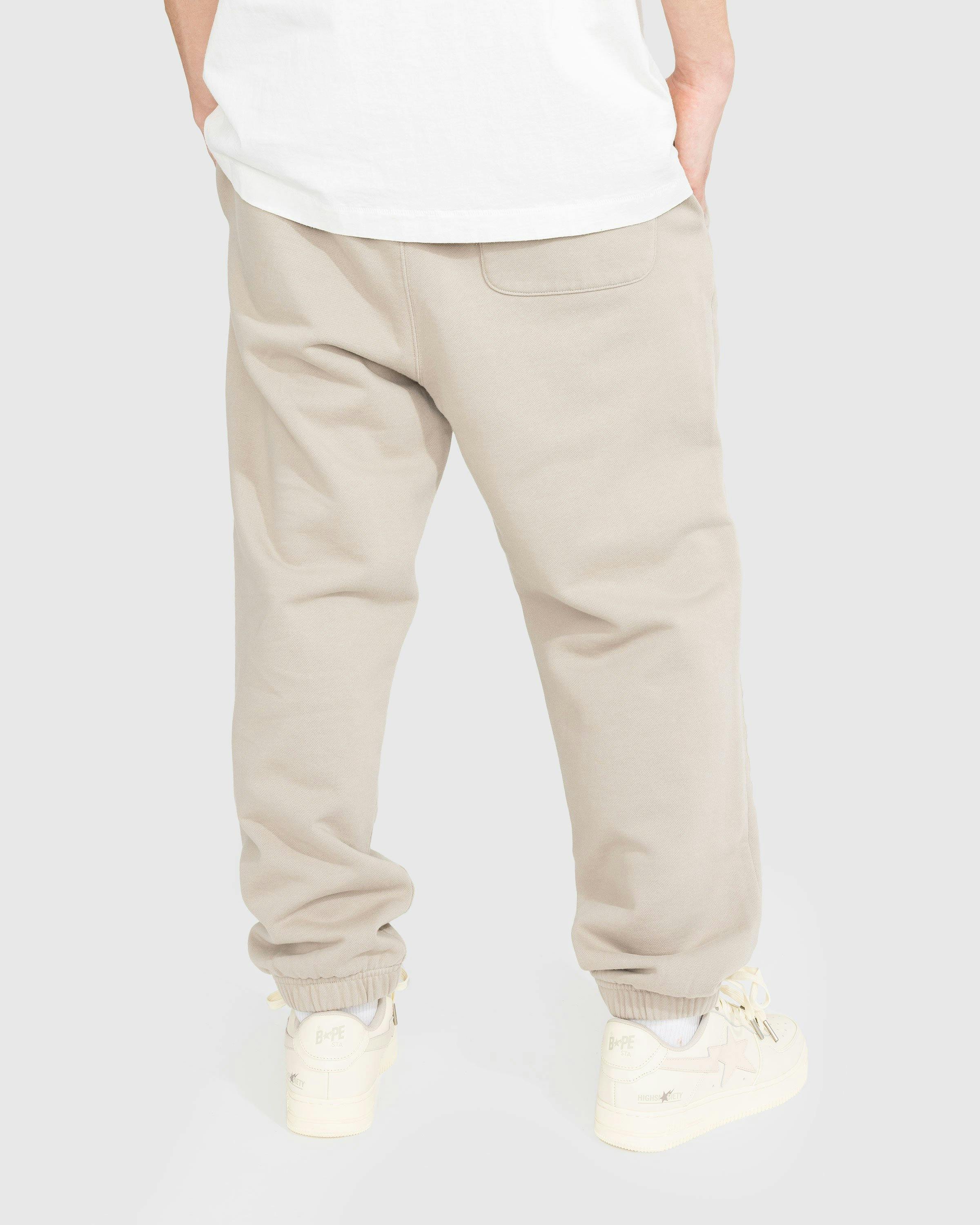 BAPE x Highsnobiety – Heavy Washed Sweat Pants Beige | Highsnobiety Shop