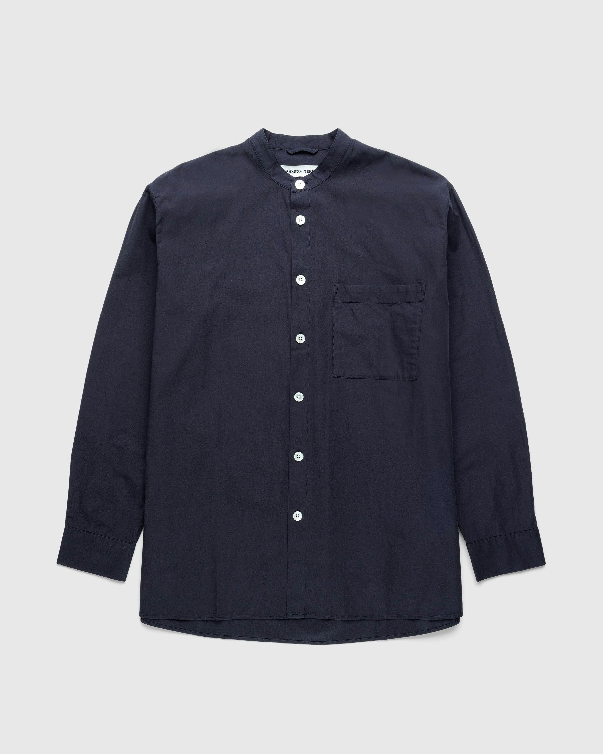 Birkenstock x Tekla – Poplin Pyjama Shirt Slate | Highsnobiety Shop