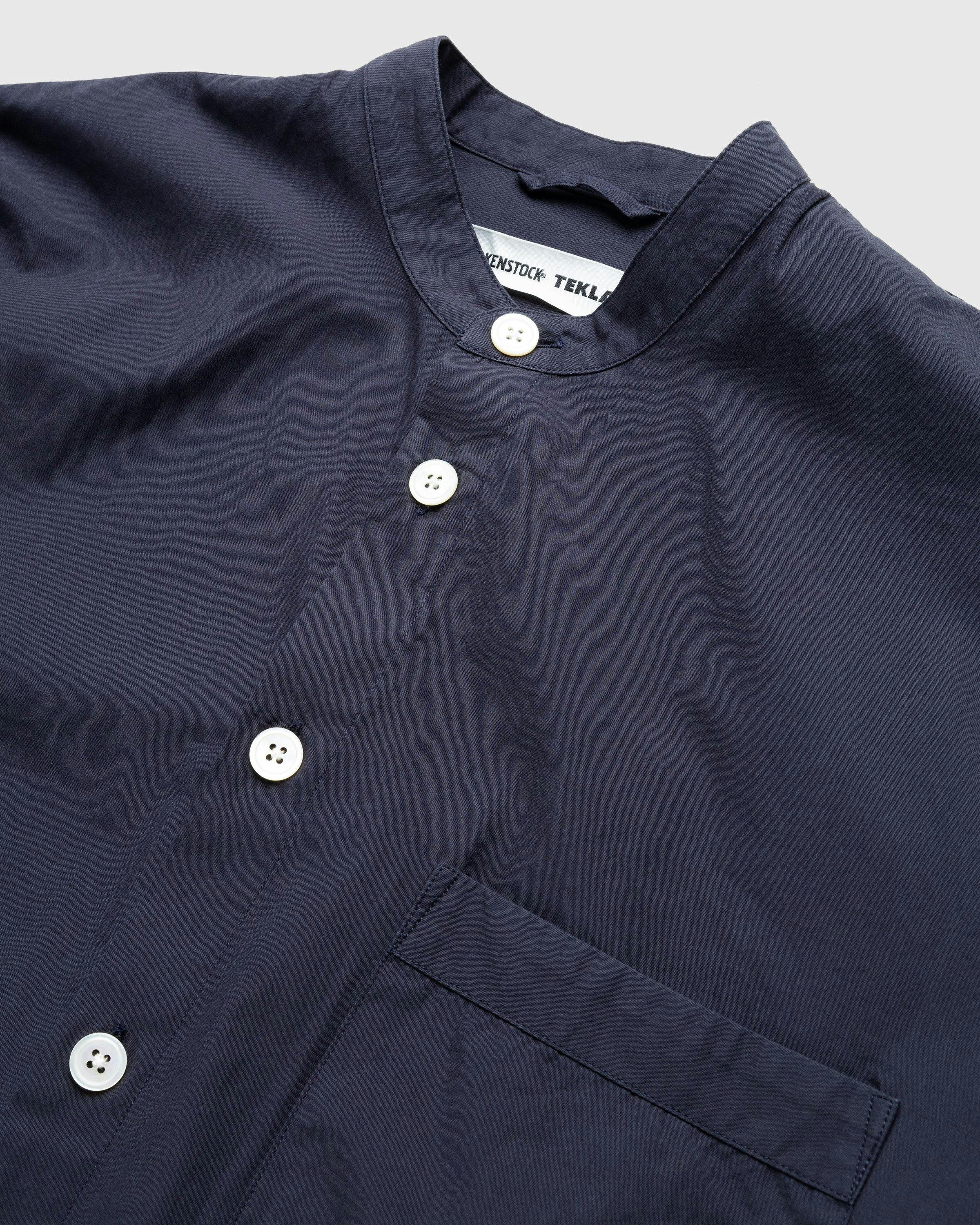 Birkenstock x Tekla – Poplin Pyjama Shirt Slate | Highsnobiety Shop