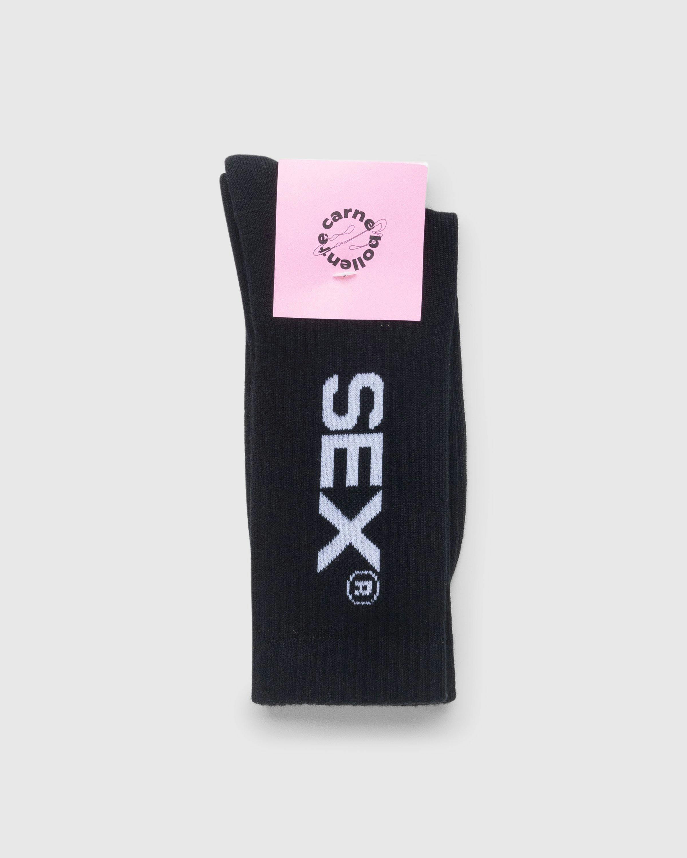 Carne Bollente – Chaussex Socks Black | Highsnobiety Shop