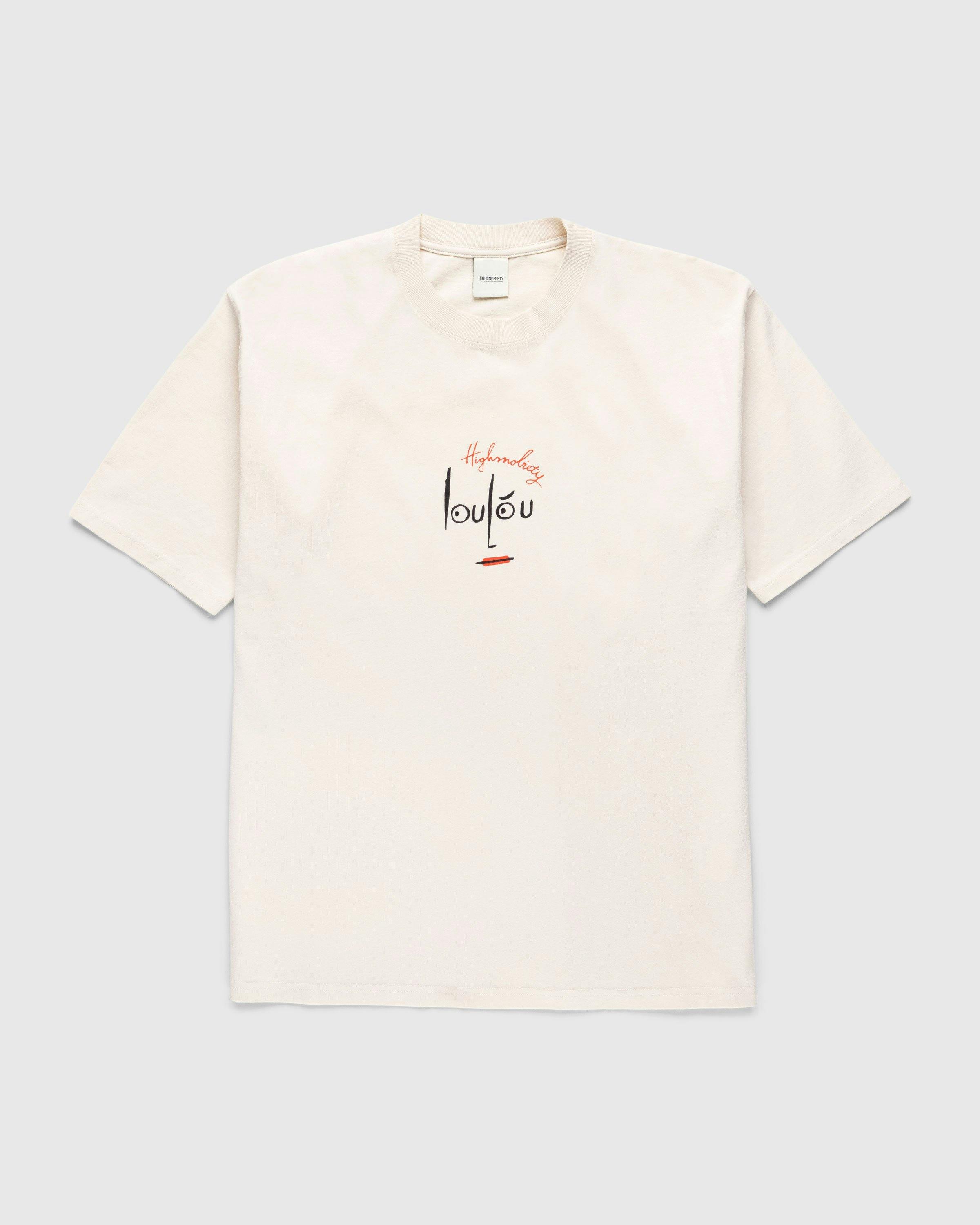 Loulou Paris x Highsnobiety – T-Shirt Eggshell | Highsnobiety Shop