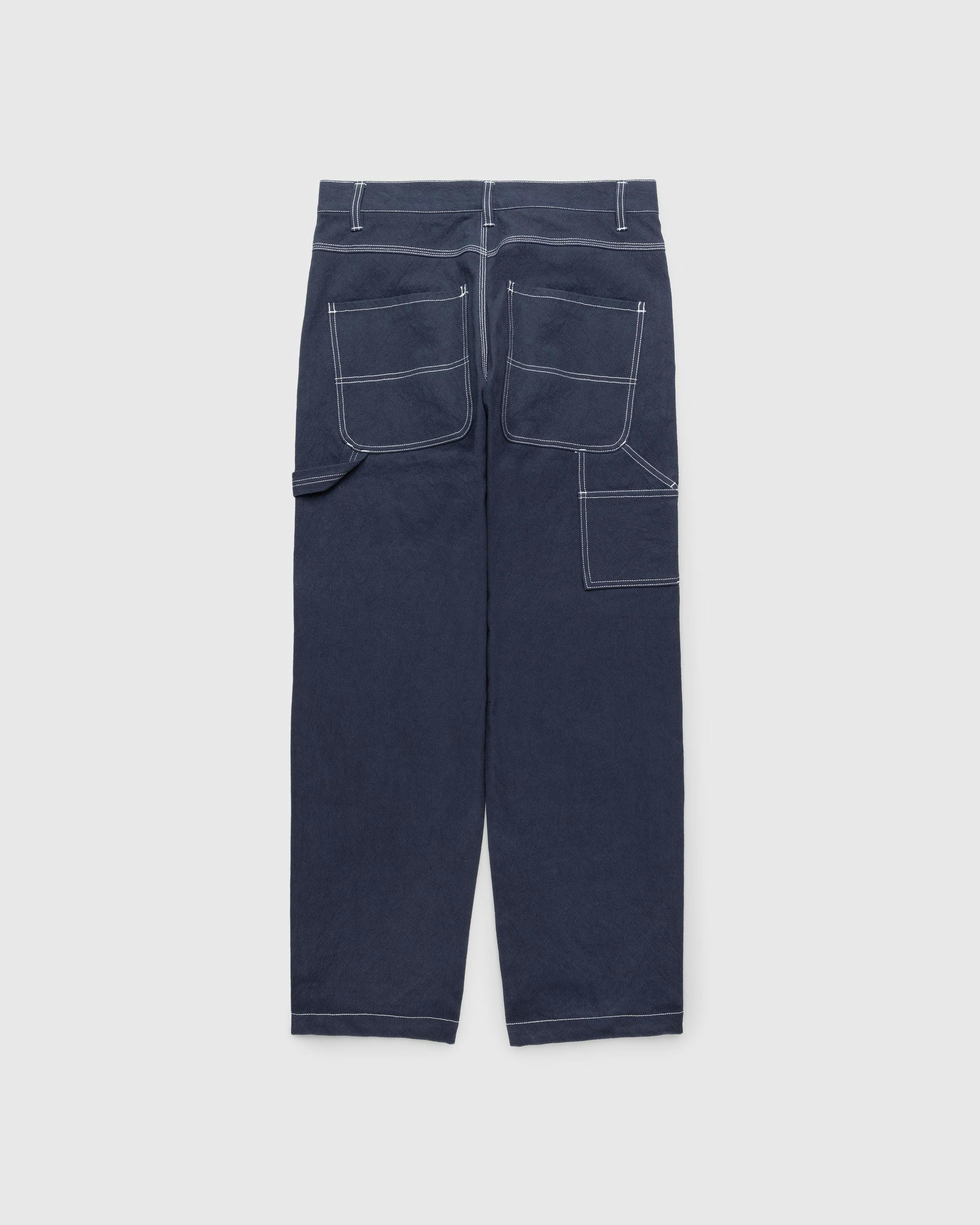 Highsnobiety HS05 – Sun Dried Canvas Carpenter Pants Navy ...