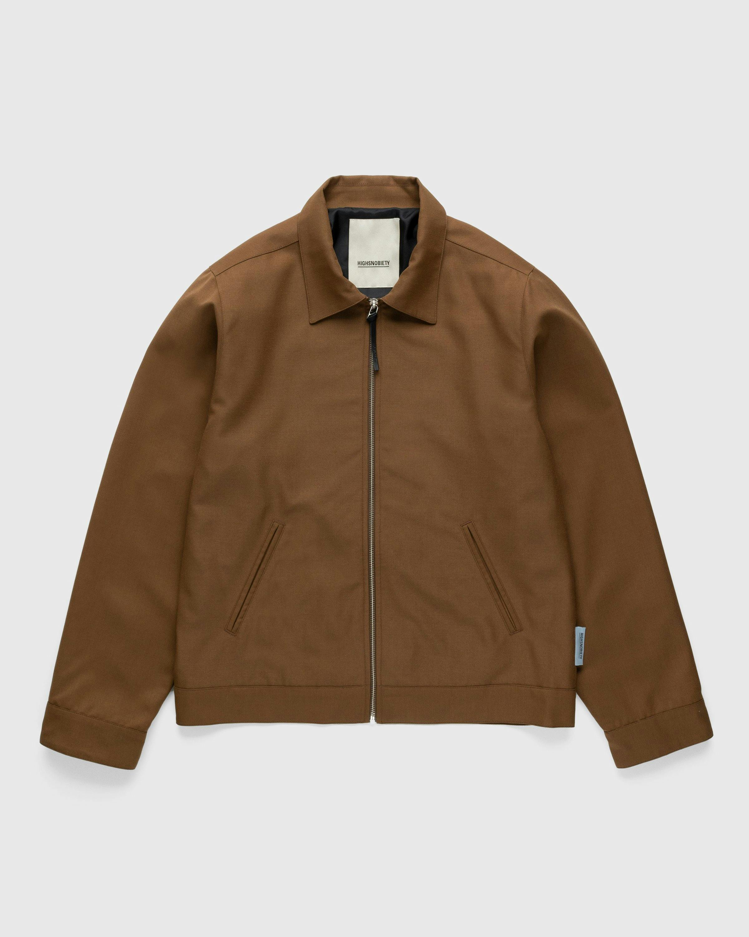 Highsnobiety – Wool Blend Garage Jacket Brown | Highsnobiety Shop