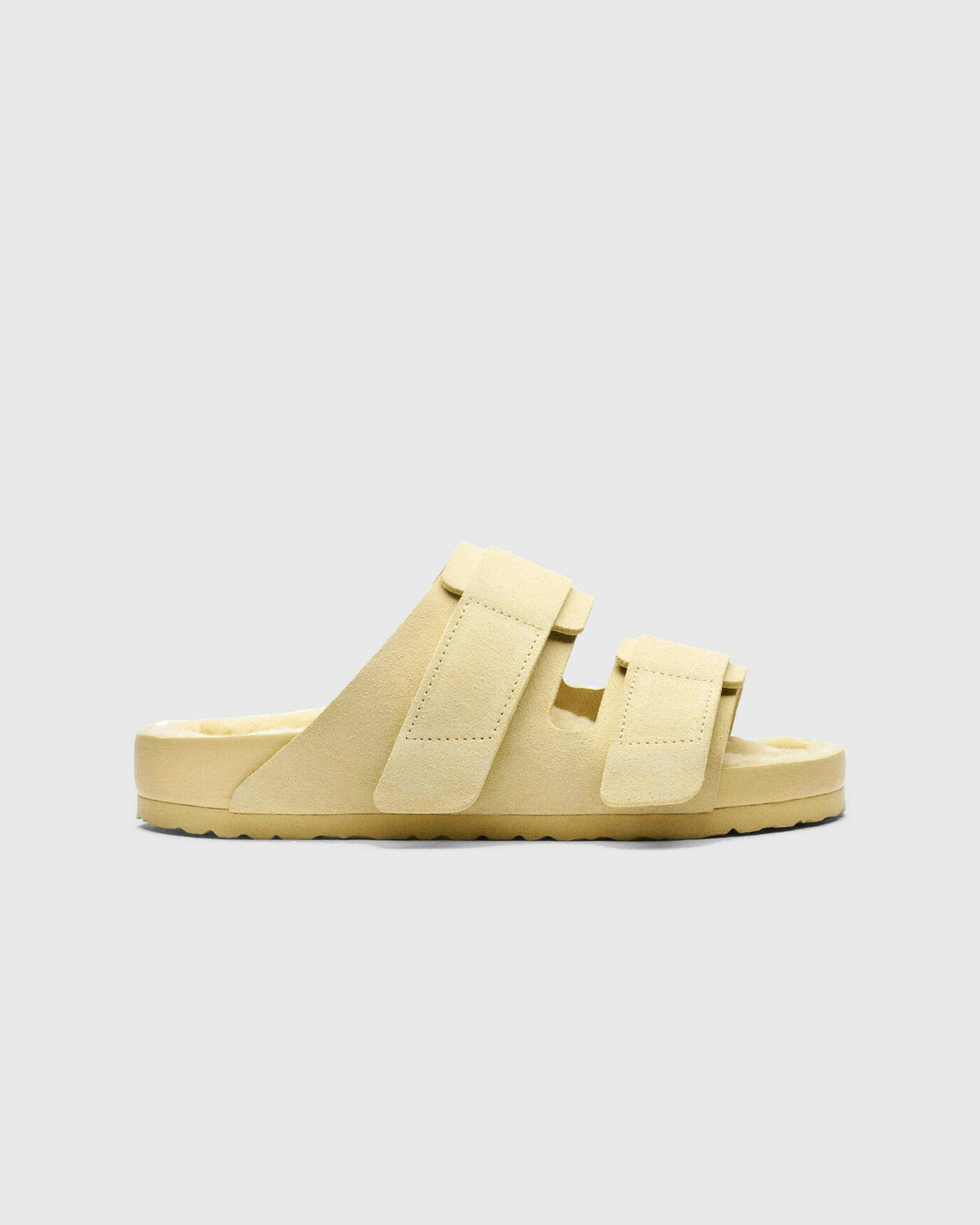 Birkenstock x Tekla – Shearling Uji Straw/Pale Yellow | Highsnobiety Shop