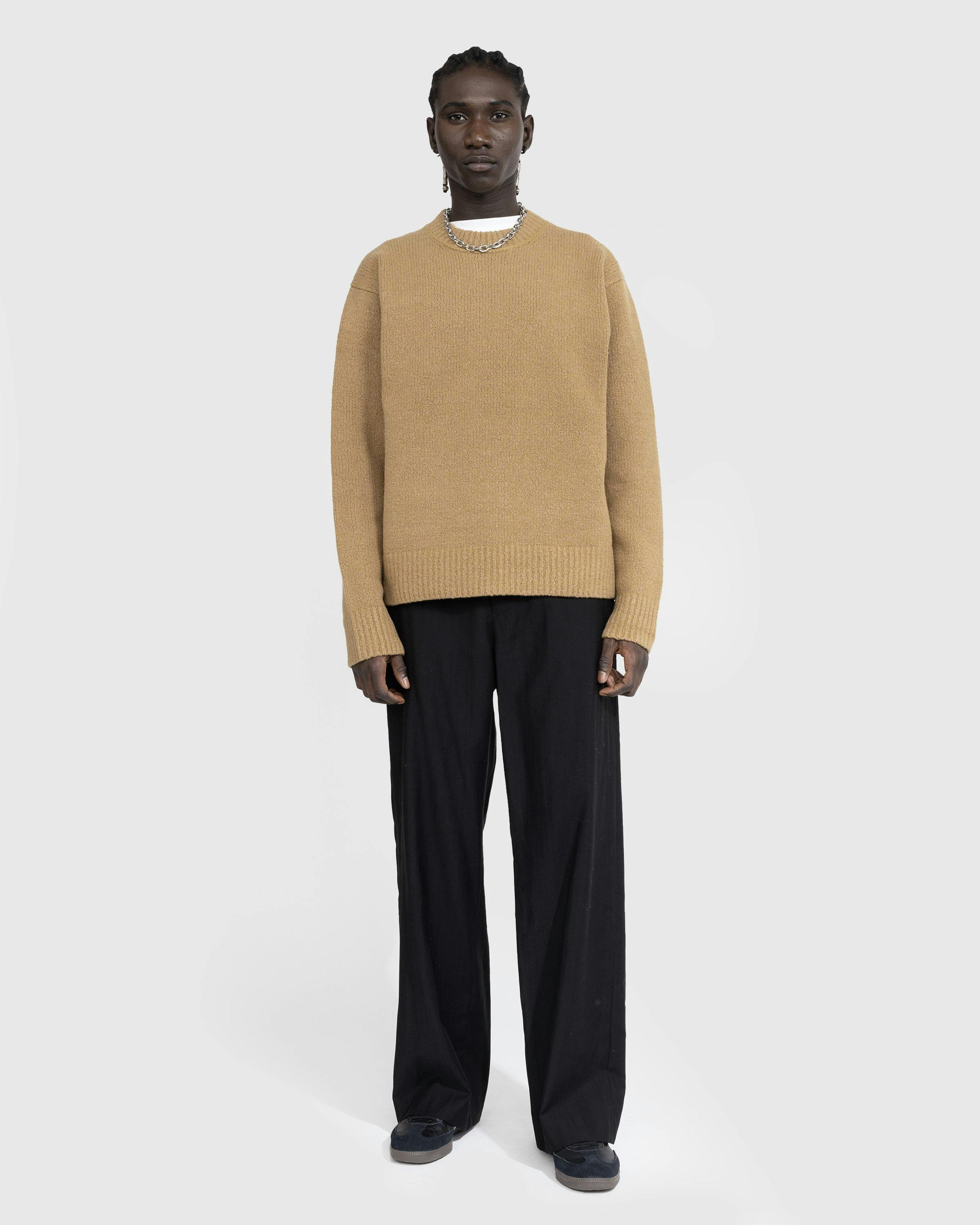 Acne Studios – Wool Blend Jumper Camel Brown | Highsnobiety Shop