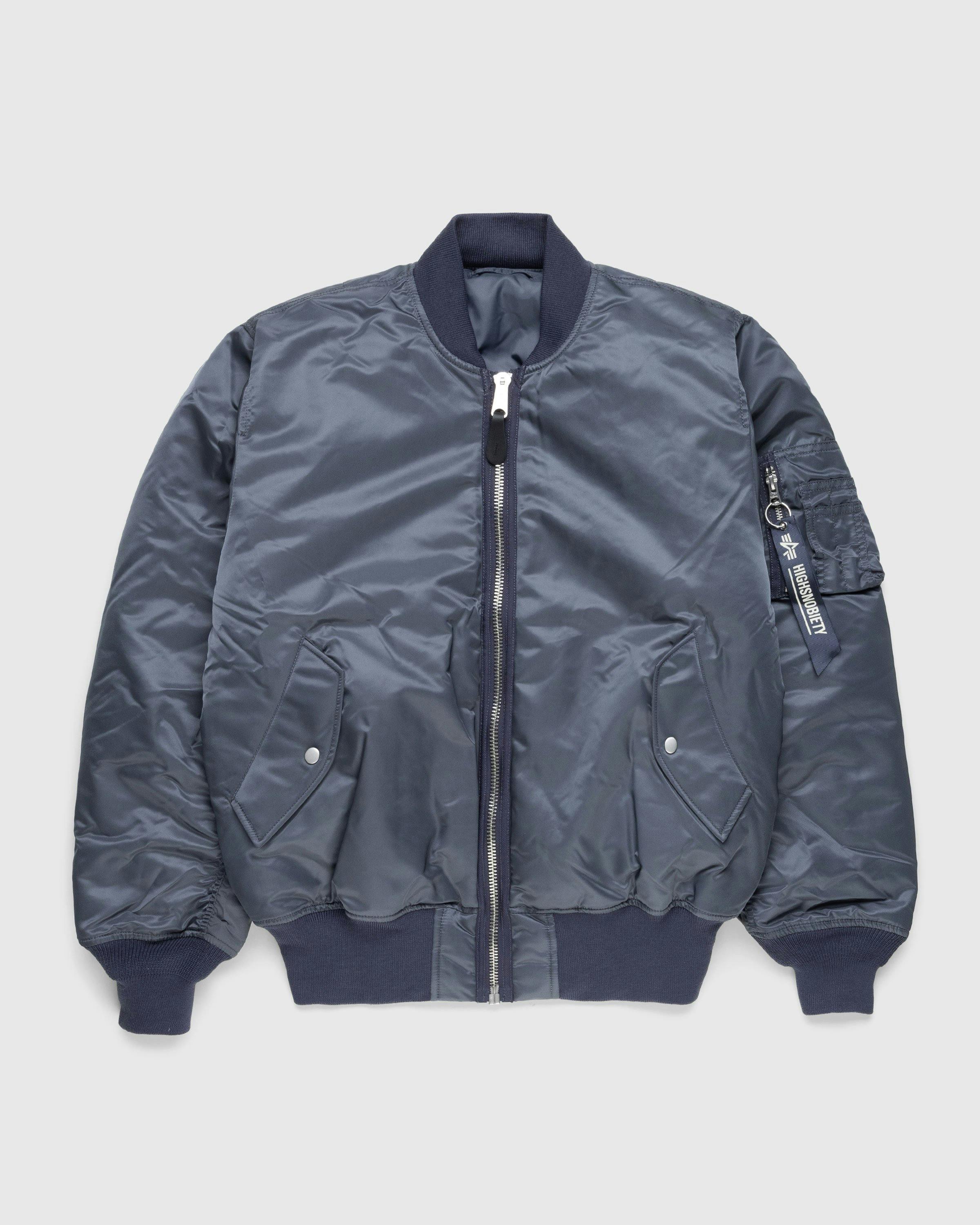 Alpha Industries x Highsnobiety – MA-1 Bomber Steel Navy | Highsnobiety ...