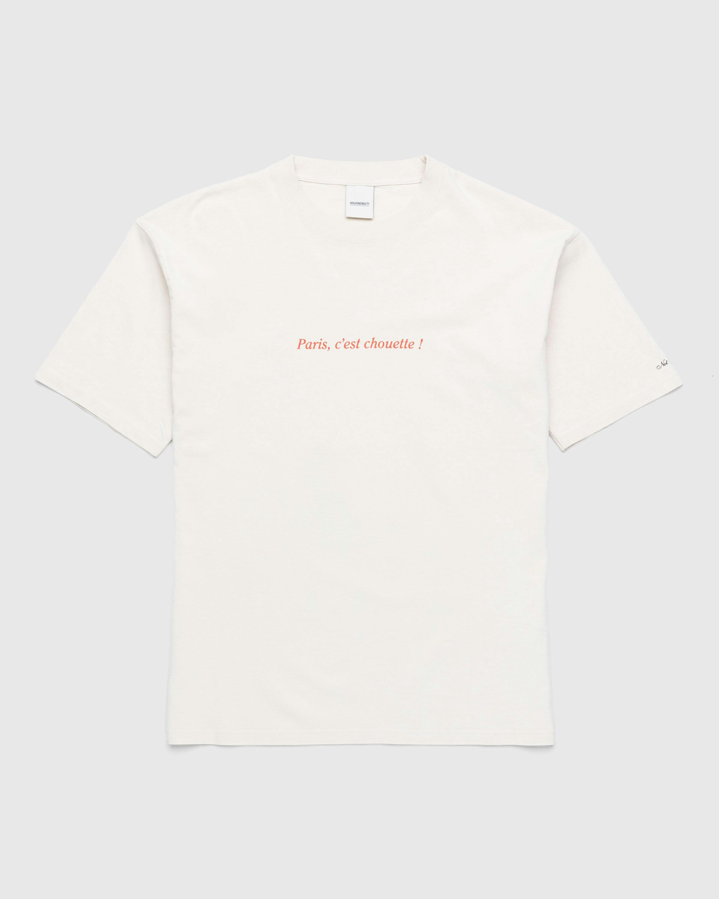 Le Petit Nicolas x Highsnobiety – T-Shirt Eggshell | Highsnobiety Shop