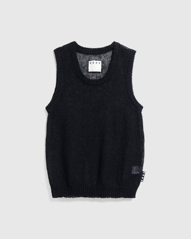 Highsnobiety HS05 – Alpaca Abstract Sweater Vest Beige/Brown