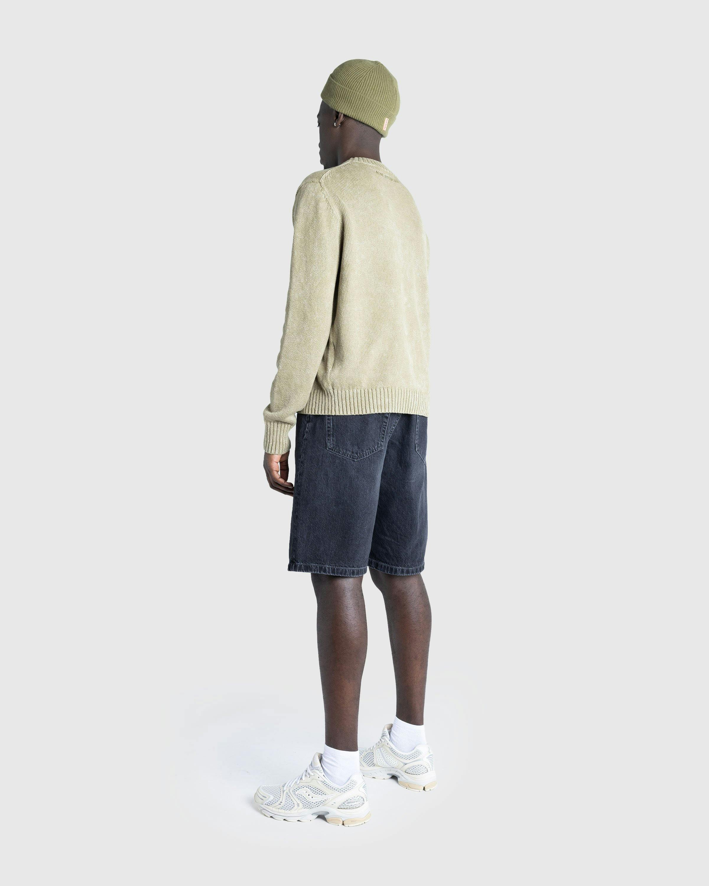 Acne Studios – Acid Wash Jumper Olive Green | Highsnobiety Shop