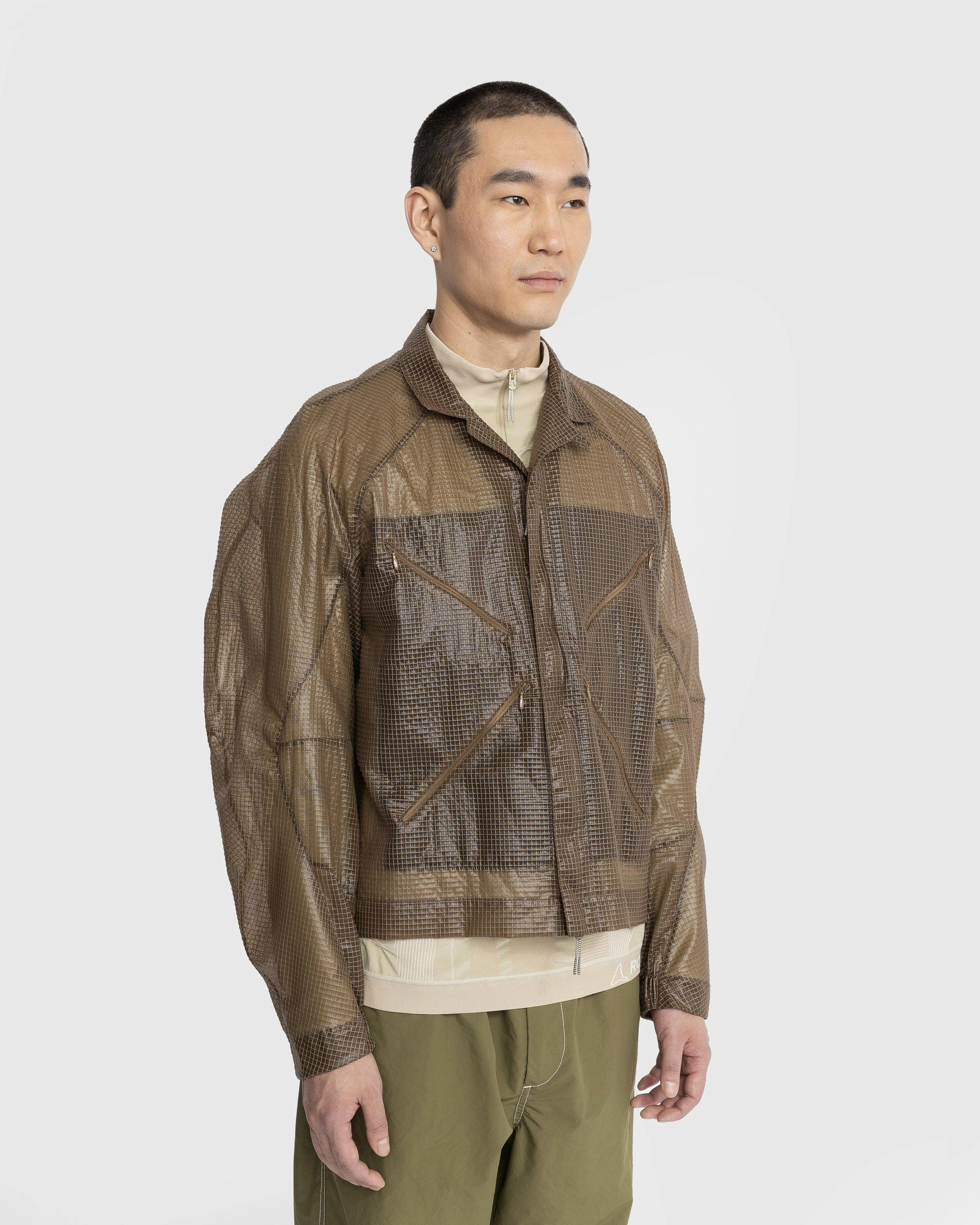 ROA – Camp Collar Shirt Jacket Brown | Highsnobiety Shop