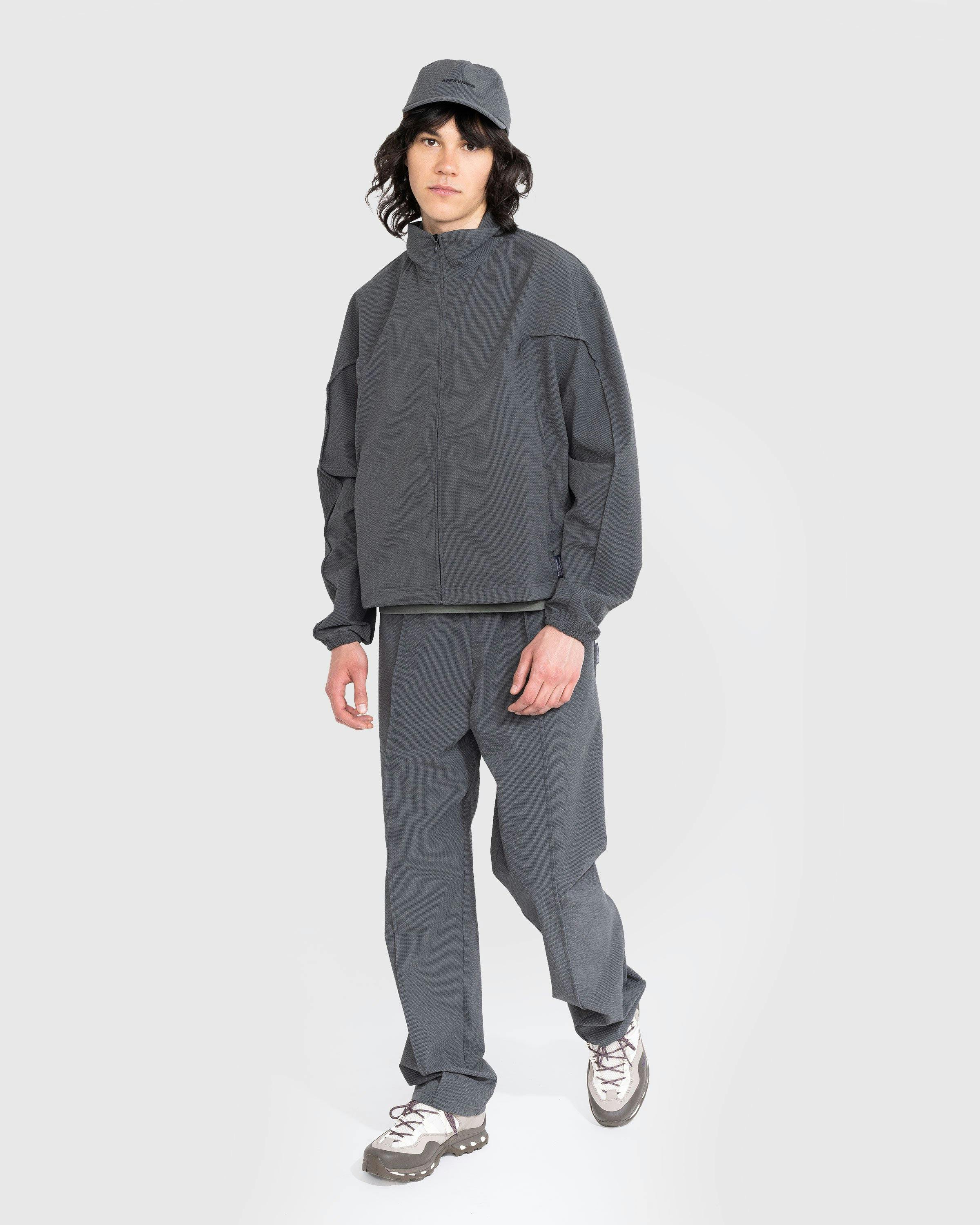 AFFXWRKS – Balance Jacket Grey Seersucker | Highsnobiety Shop