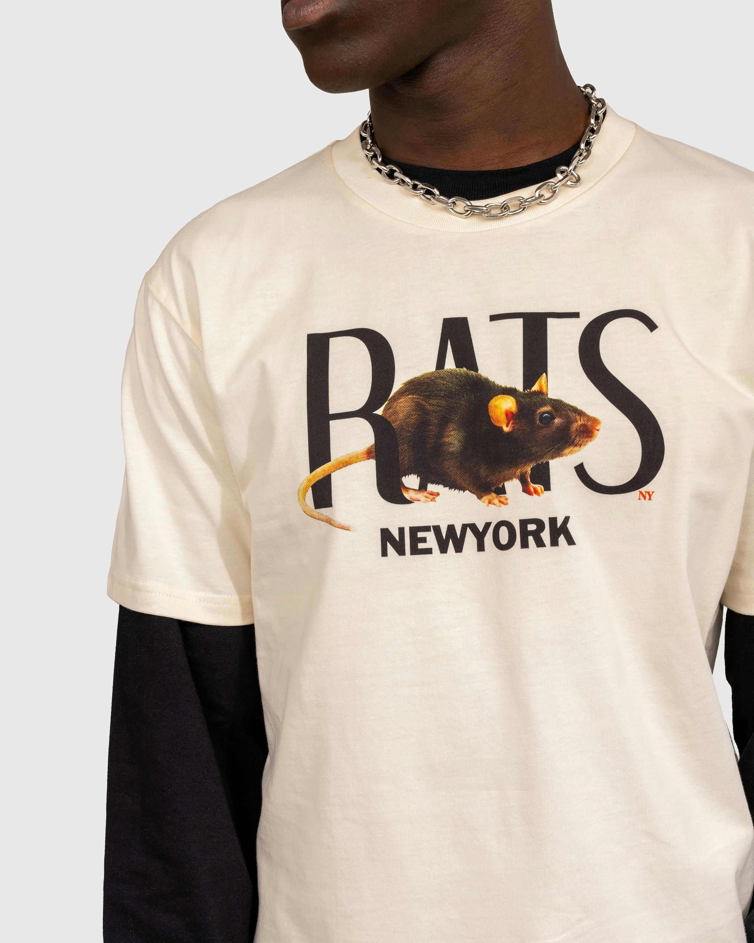 At The Moment x Highsnobiety – New York Rats T-Shirt Off-White ...
