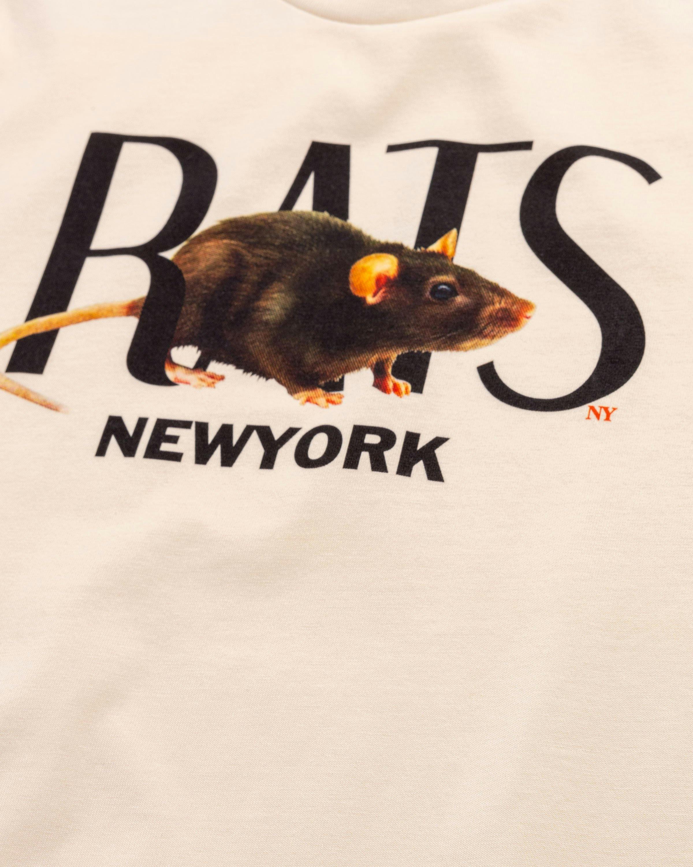 At The Moment x Highsnobiety – New York Rats T-Shirt Off-White | Highsnobiety Shop