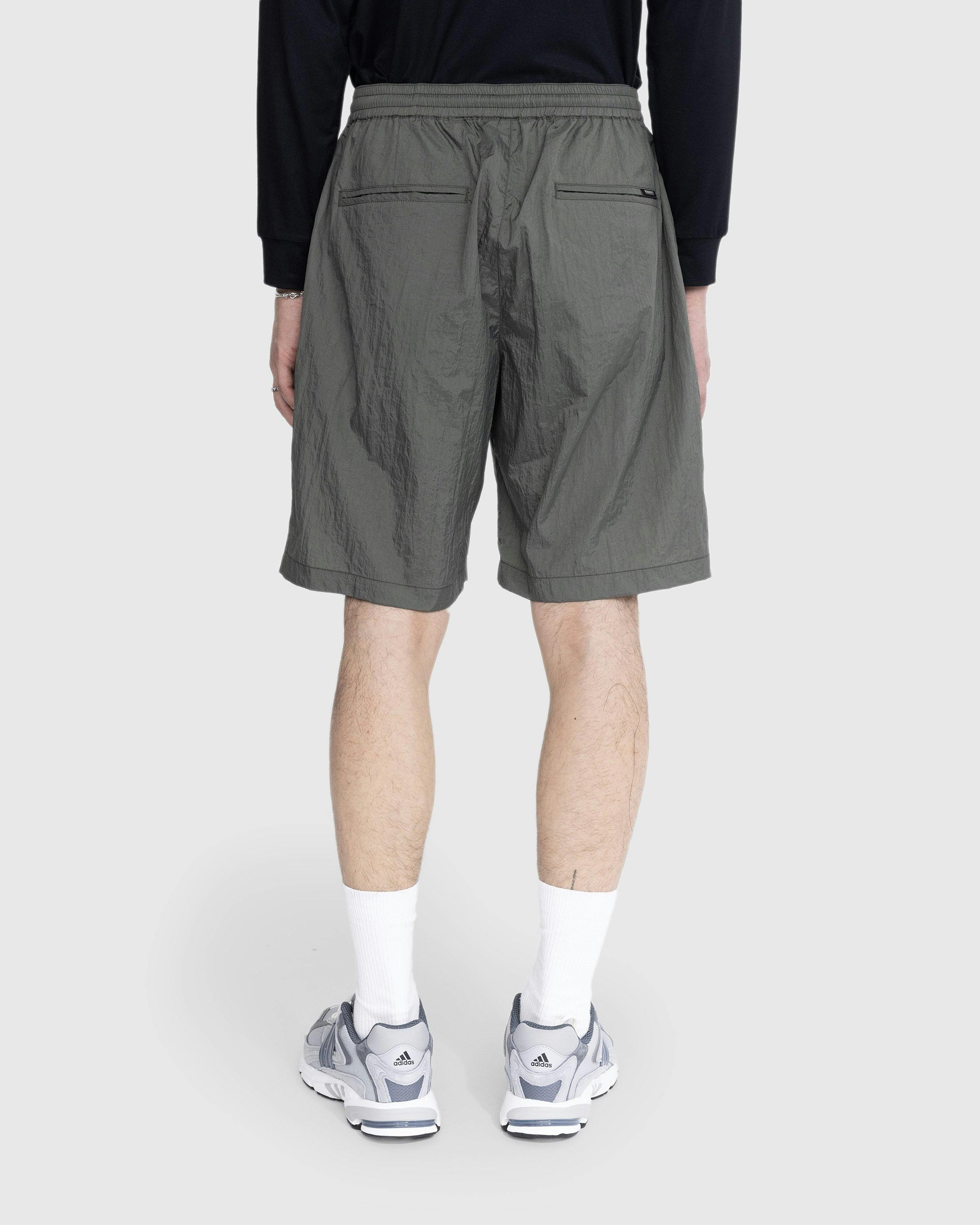 Highsnobiety – Texture Nylon Mid Length Elastic Shorts Grey ...