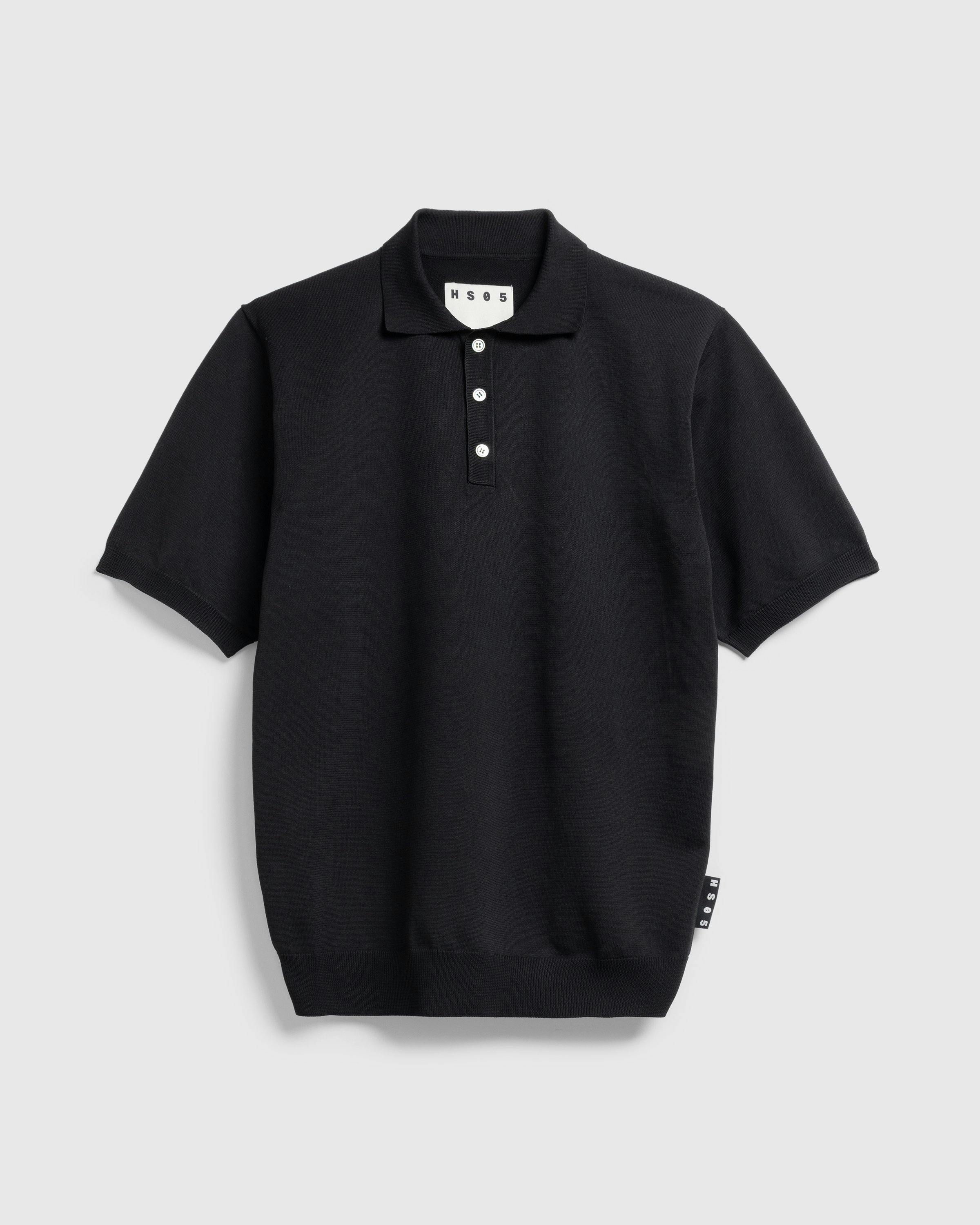 Highsnobiety HS05 – Poly Knit Polo Black | Highsnobiety Shop