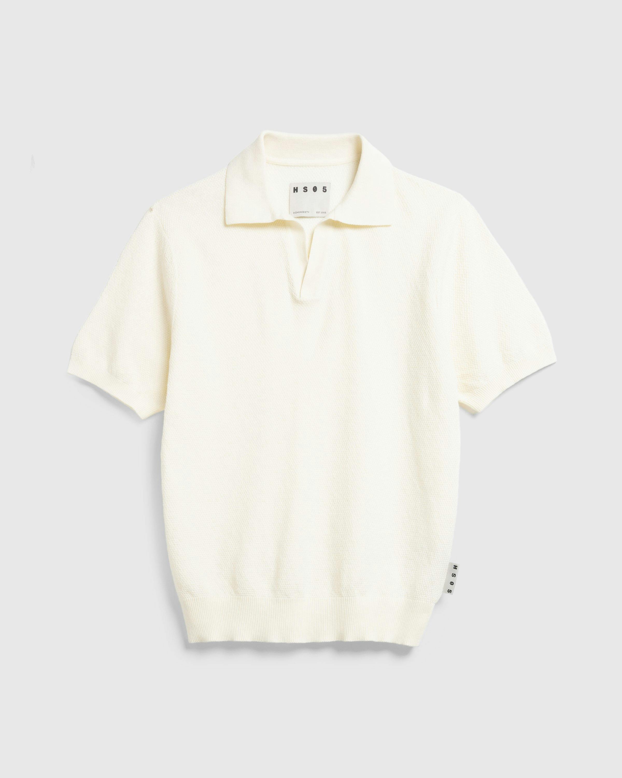 Highsnobiety HS05 – Light Knit Polo Eggshell | Highsnobiety Shop