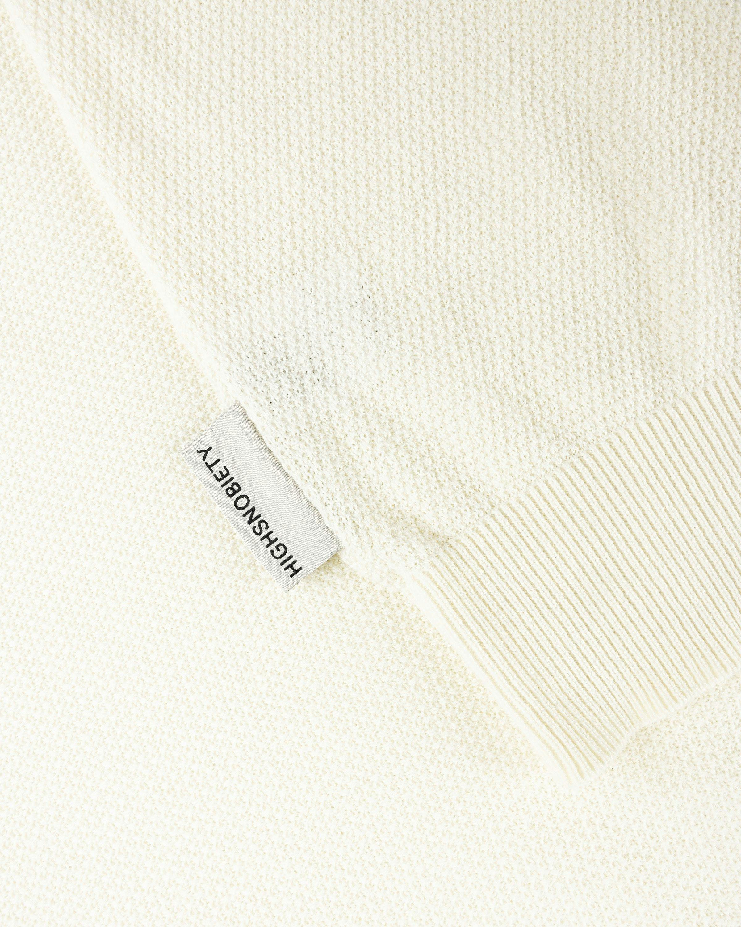 Highsnobiety HS05 – Light Knit Polo Eggshell | Highsnobiety Shop