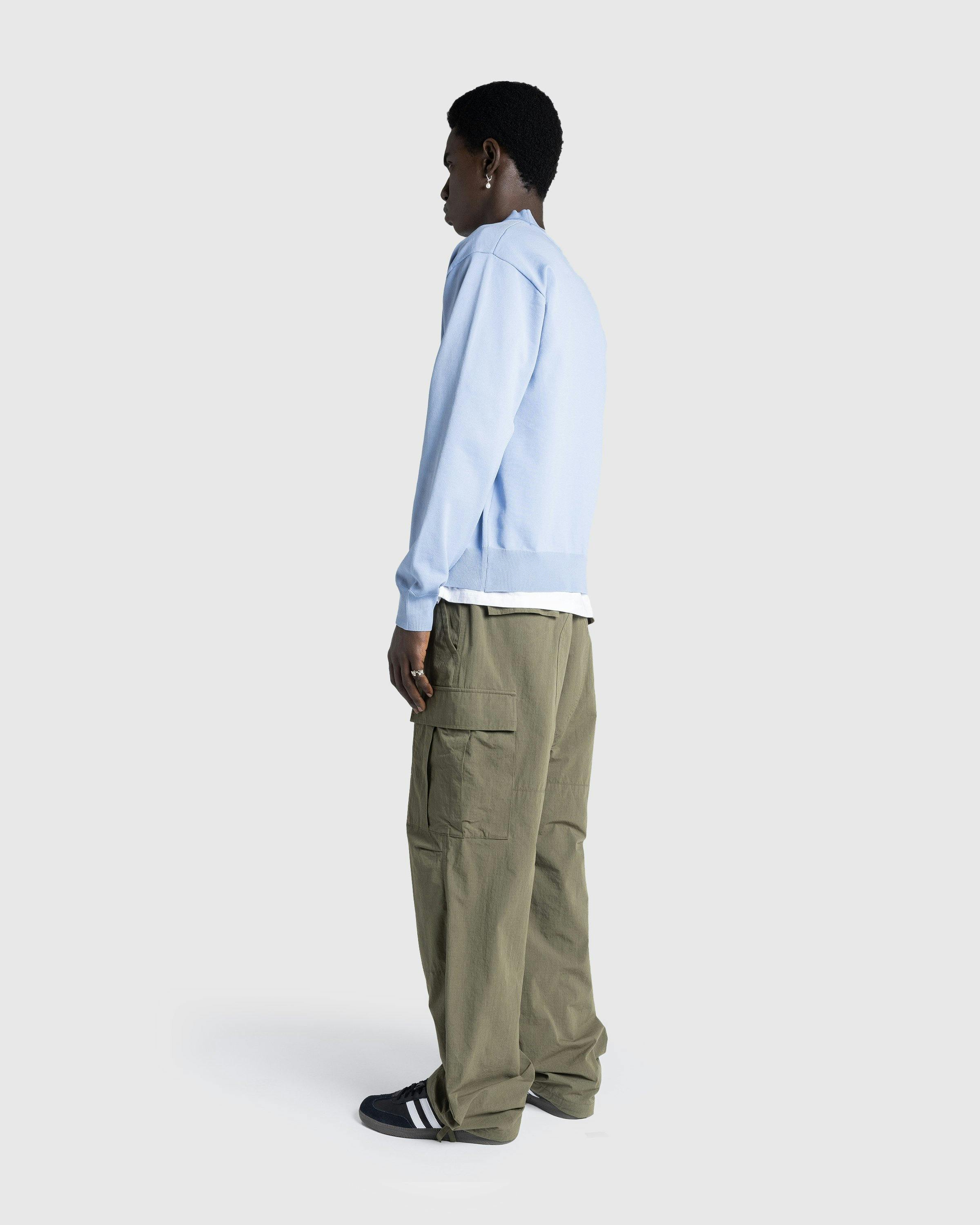 Highsnobiety HS05 – Poly Knit Cardigan Light Blue | Highsnobiety Shop