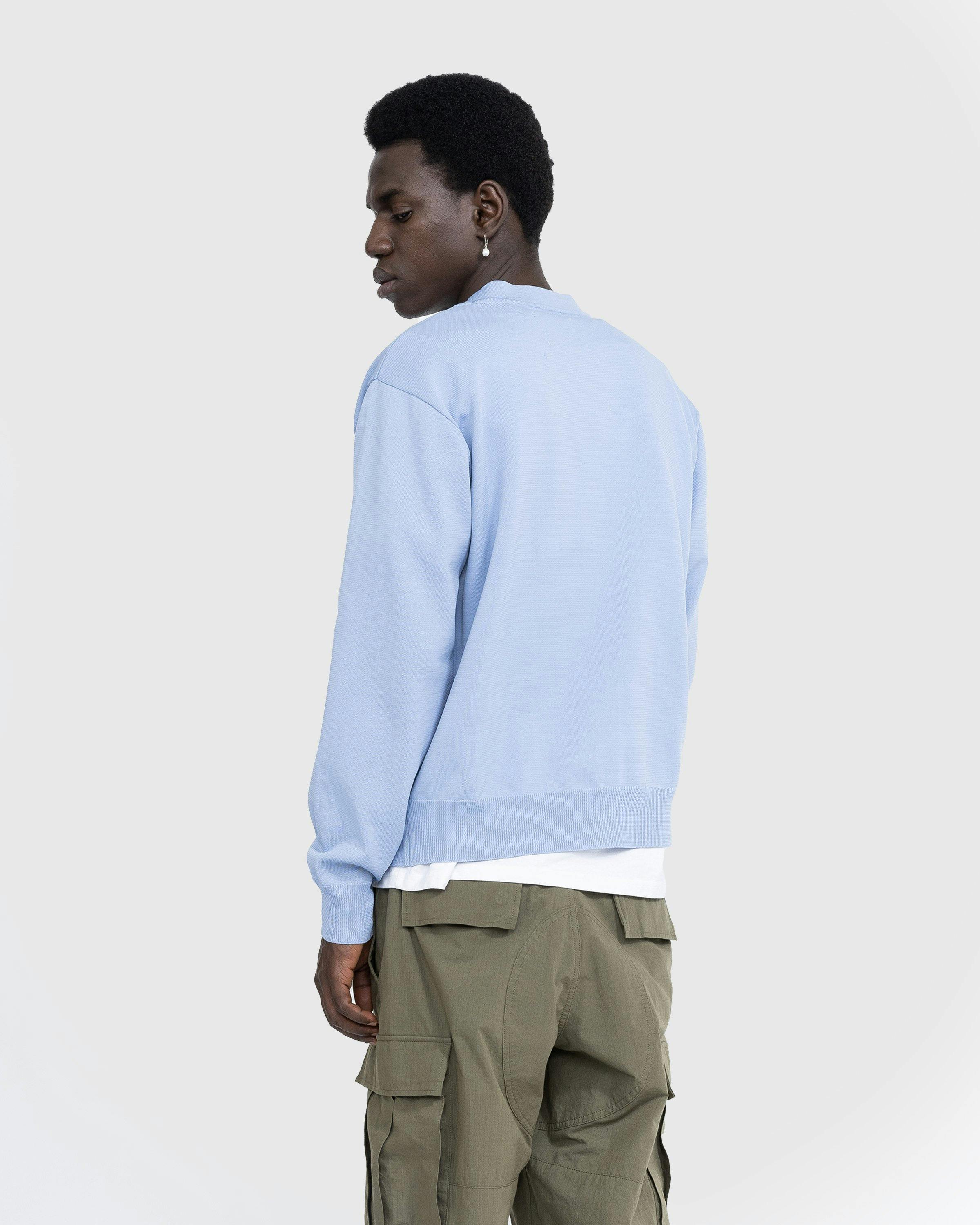 Highsnobiety HS05 – Poly Knit Cardigan Light Blue | Highsnobiety Shop