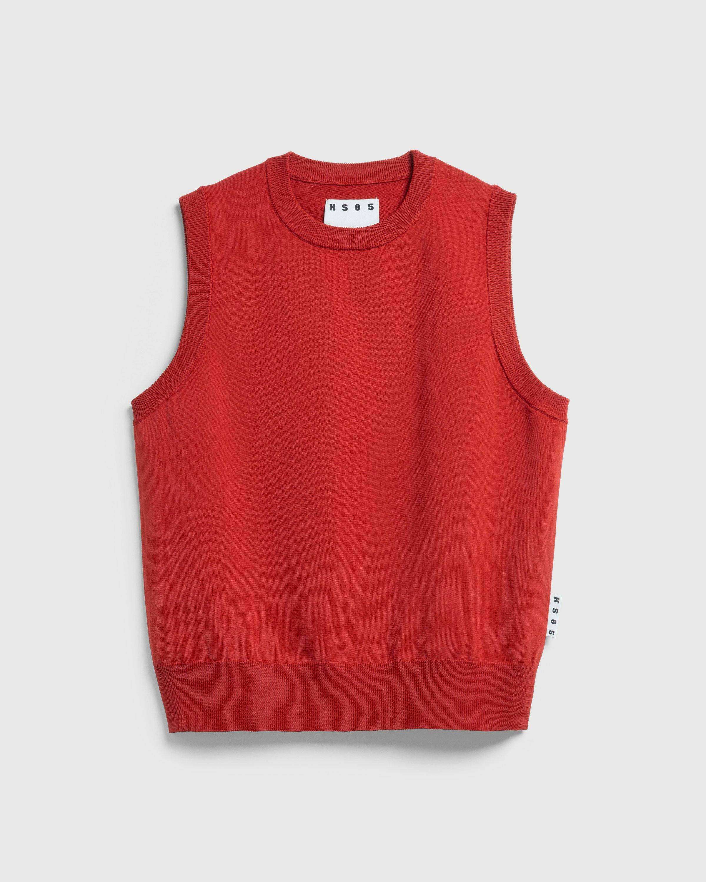 Highsnobiety HS05 – Poly Knit Sweater Vest Ruby Red | Highsnobiety Shop