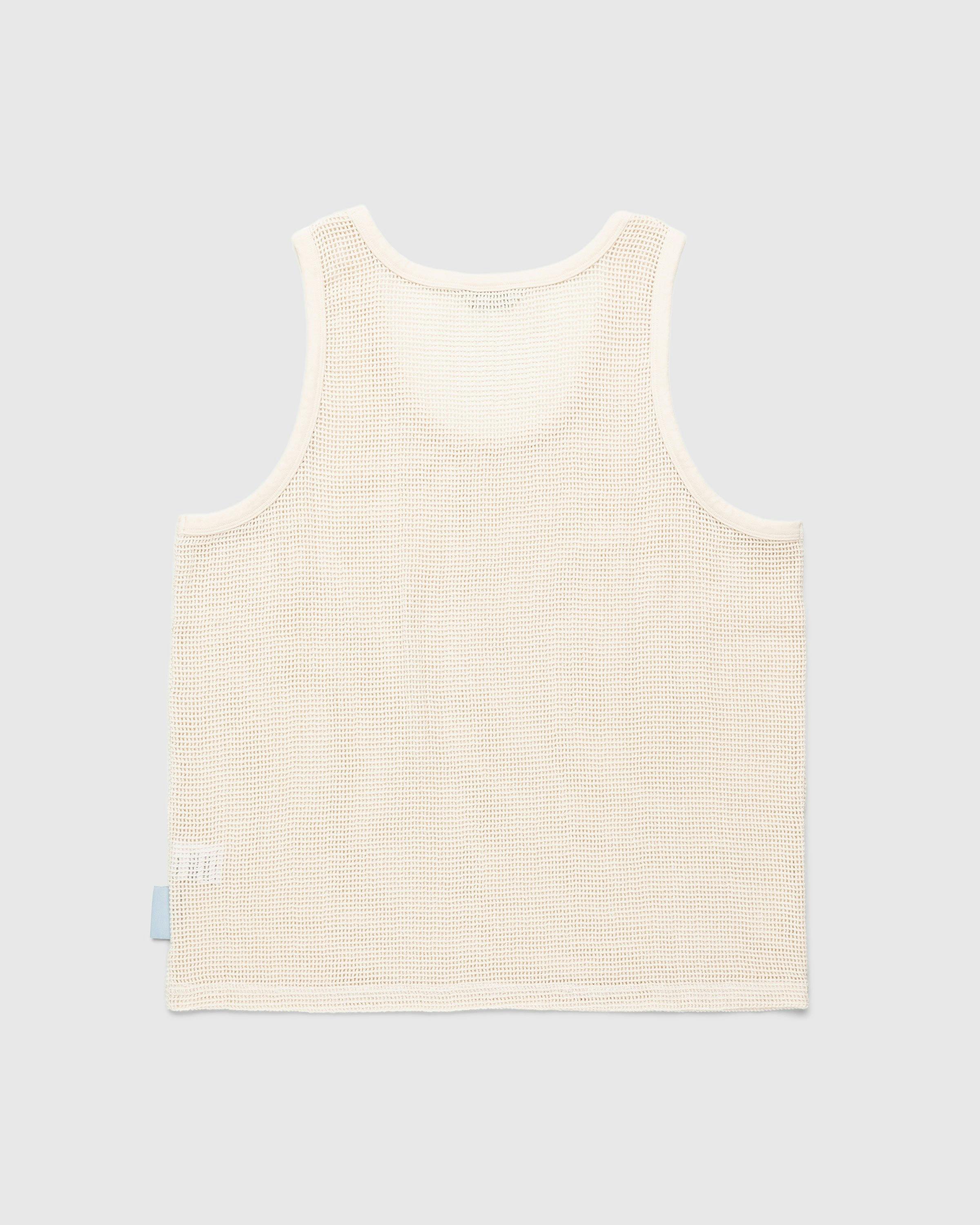 Highsnobiety – Cotton Mesh Knit Tank Top Eggshell | Highsnobiety Shop