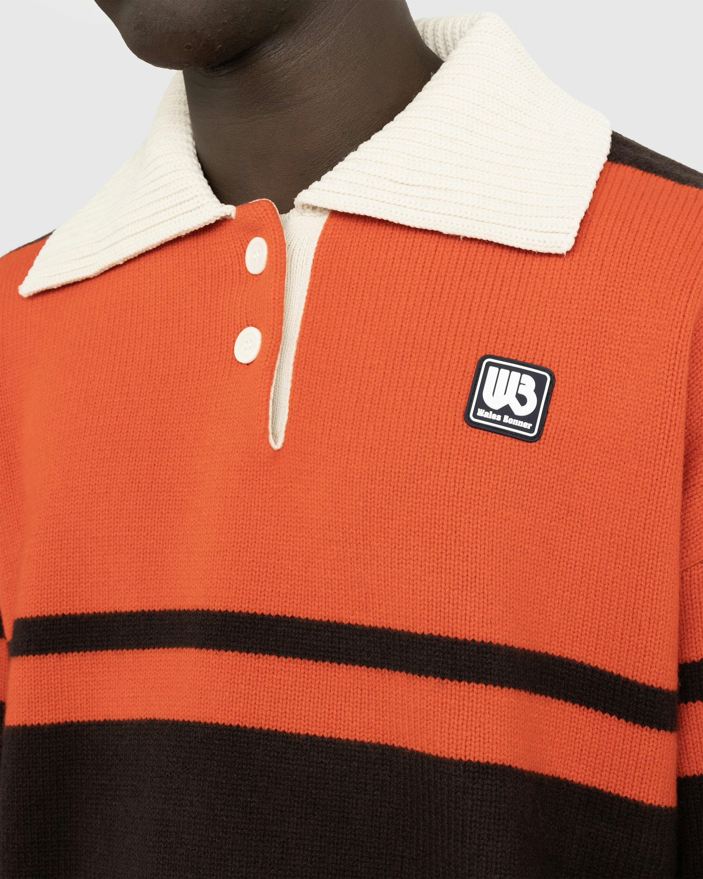 Wales Bonner – Calm Polo Chestnut Brown/Ivory/Ruby Red | Highsnobiety Shop