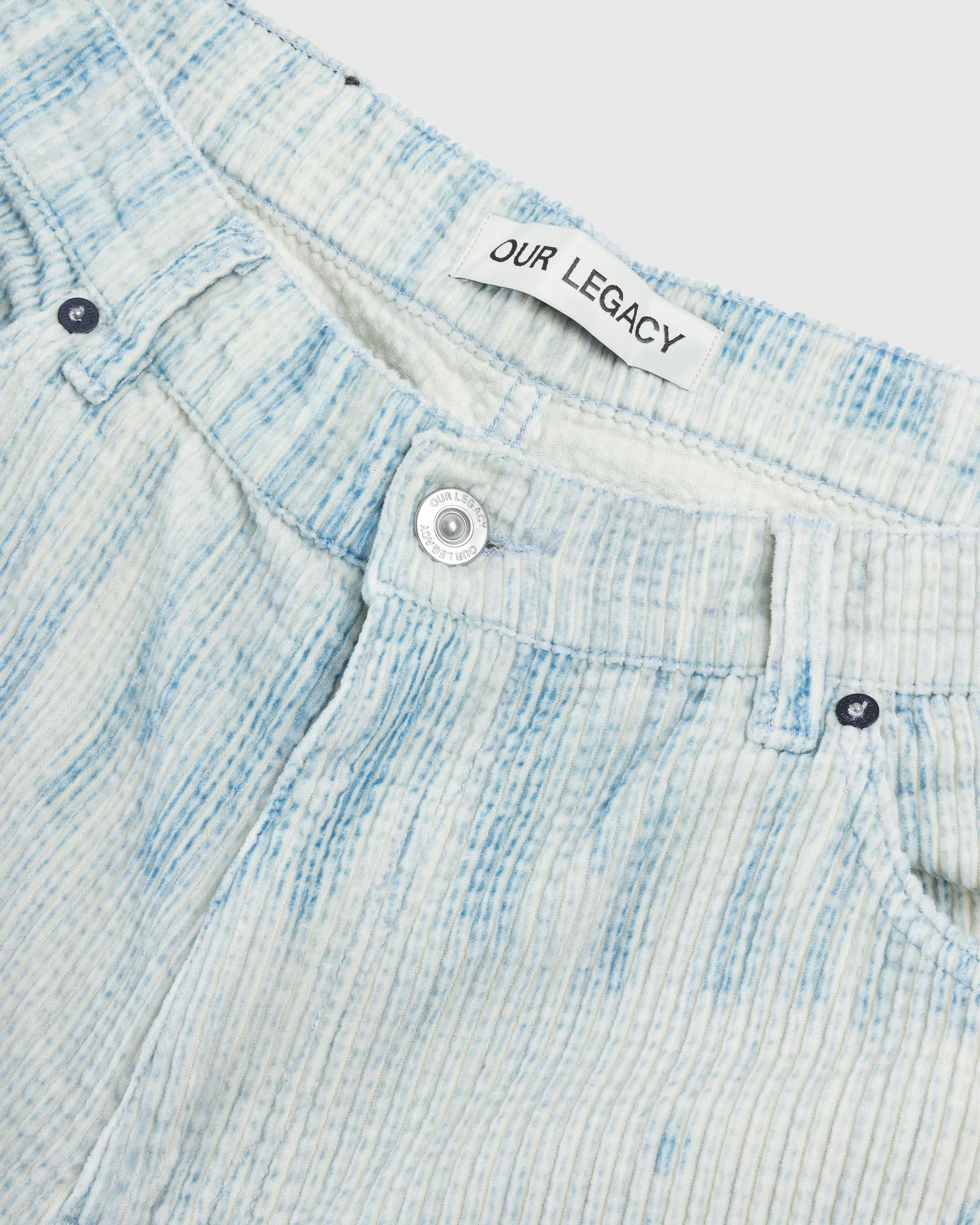 Our Legacy – Vast Cut Pants Blue Brush Stoke Print | Highsnobiety Shop
