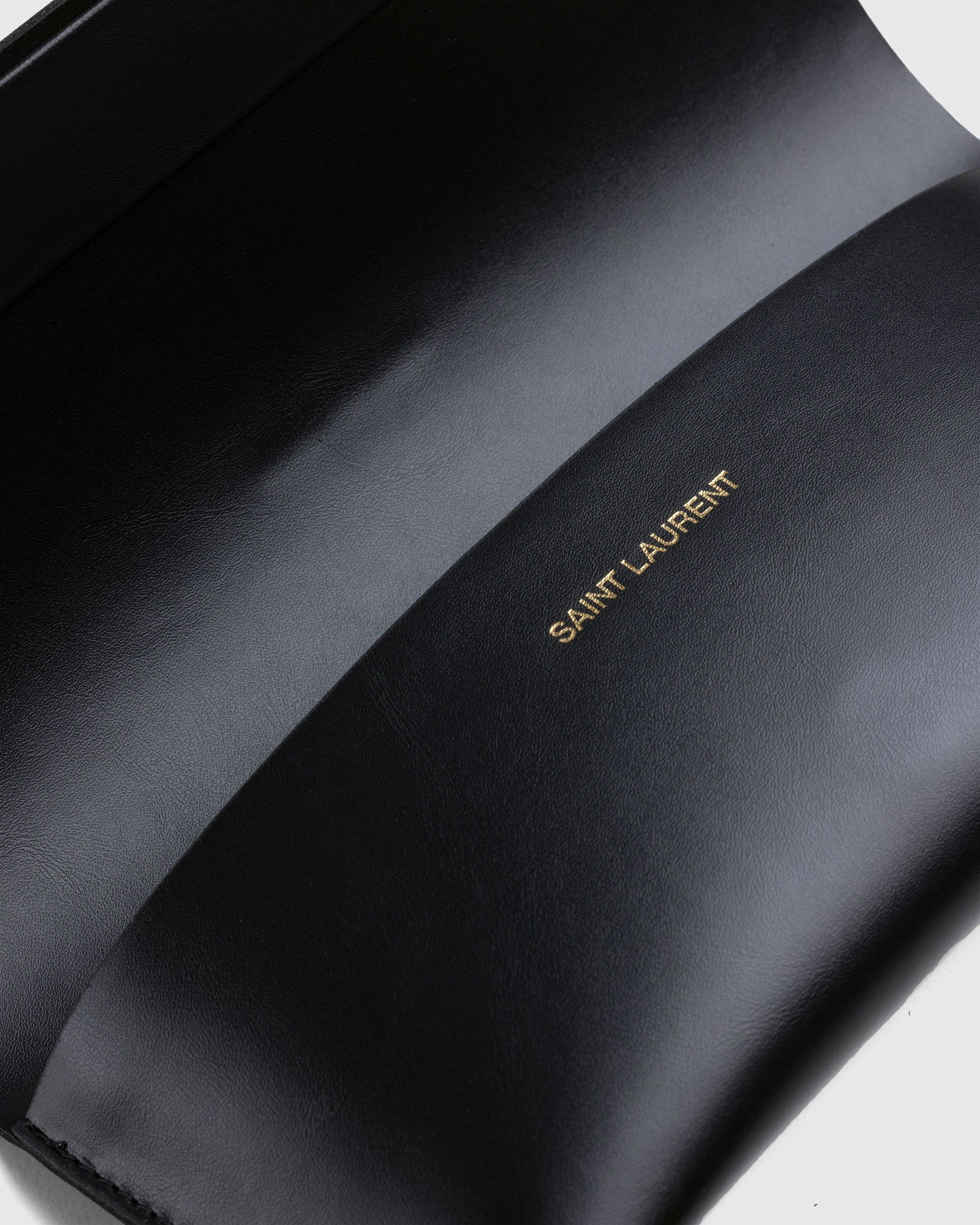 Saint Laurent – SL 572 Square Frame Sunglasses Black/Crystal ...