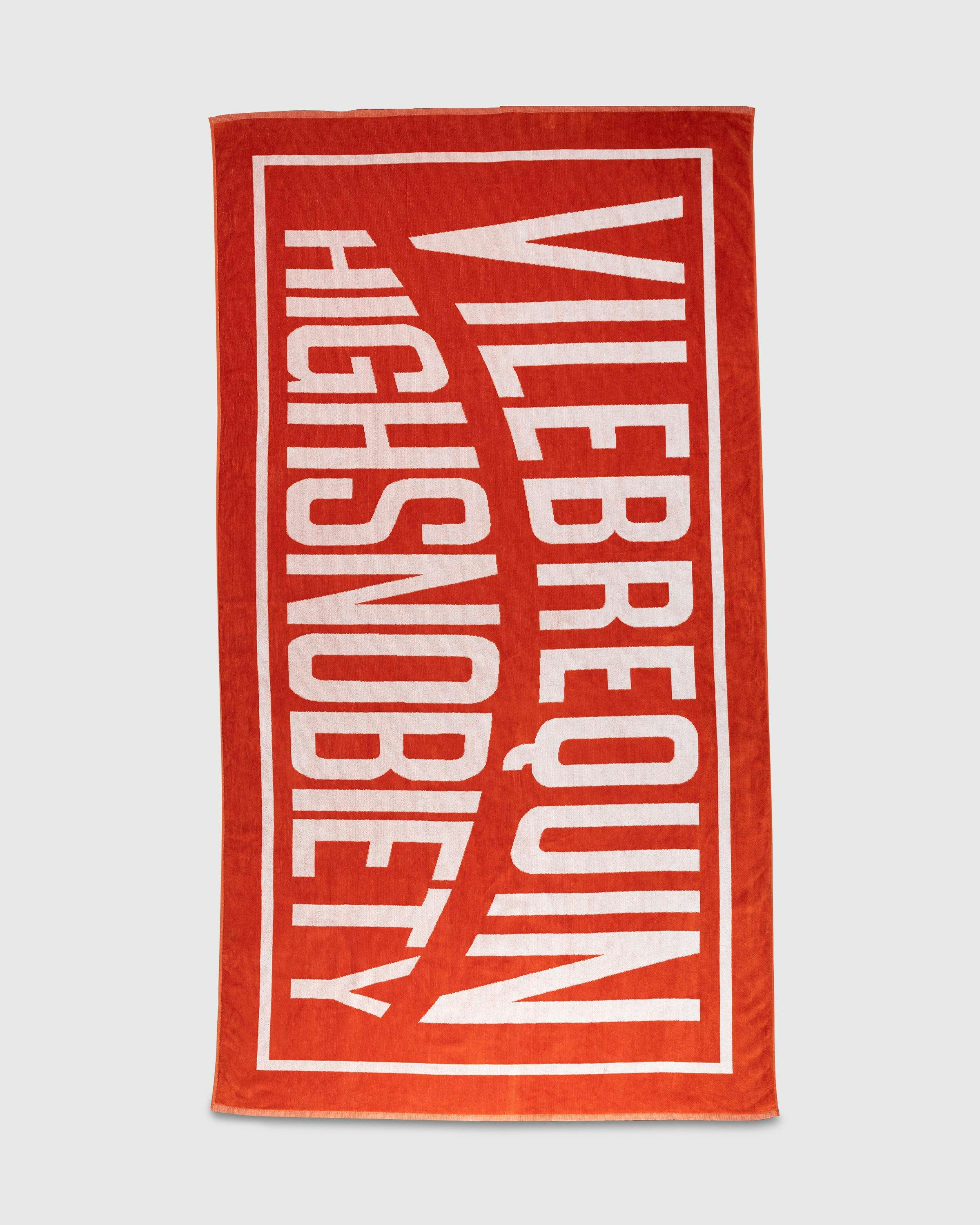 Vilebrequin x Highsnobiety – Logo Towel Red | Highsnobiety Shop
