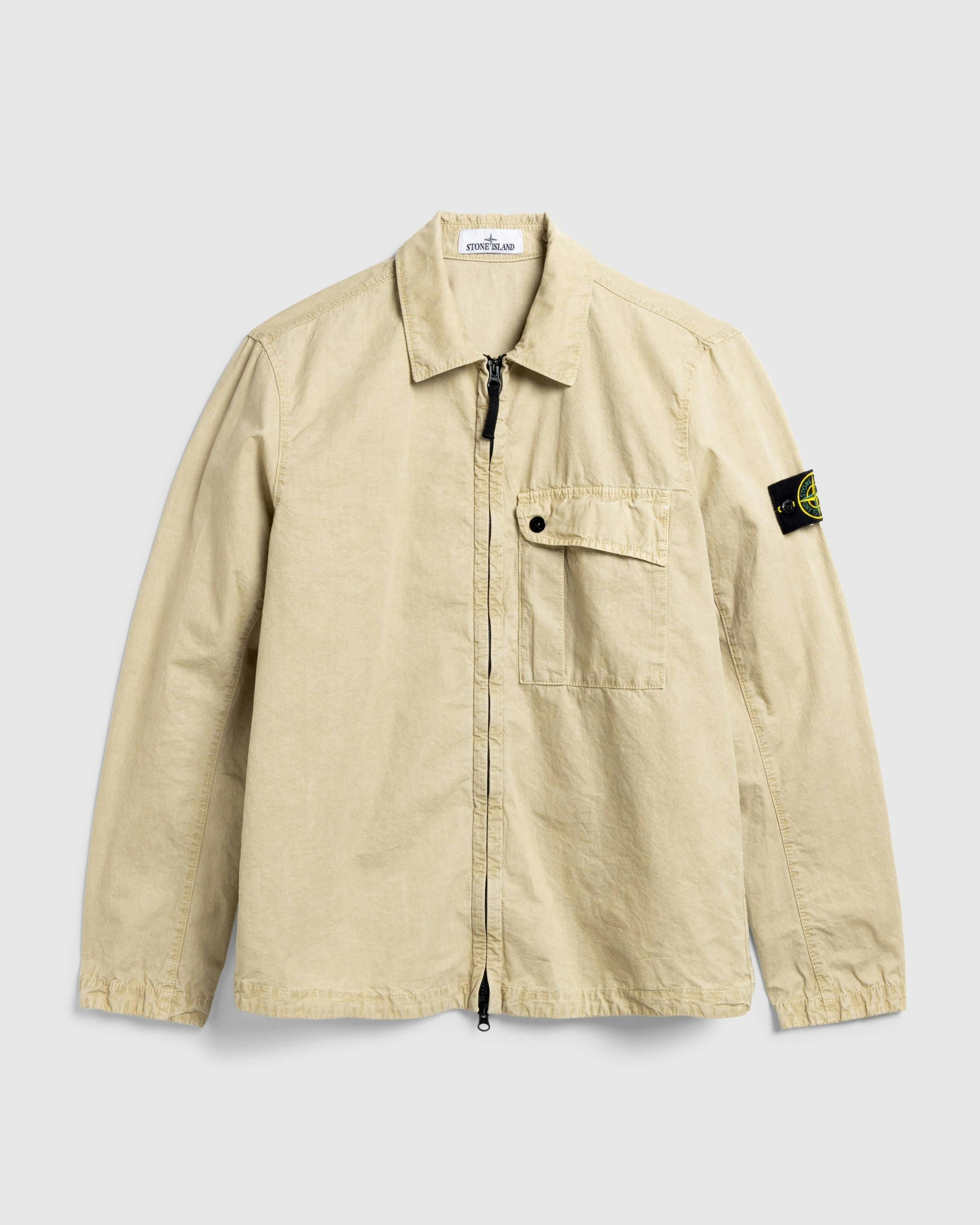 Stone Island – Cotton Overshirt Sand | Highsnobiety Shop
