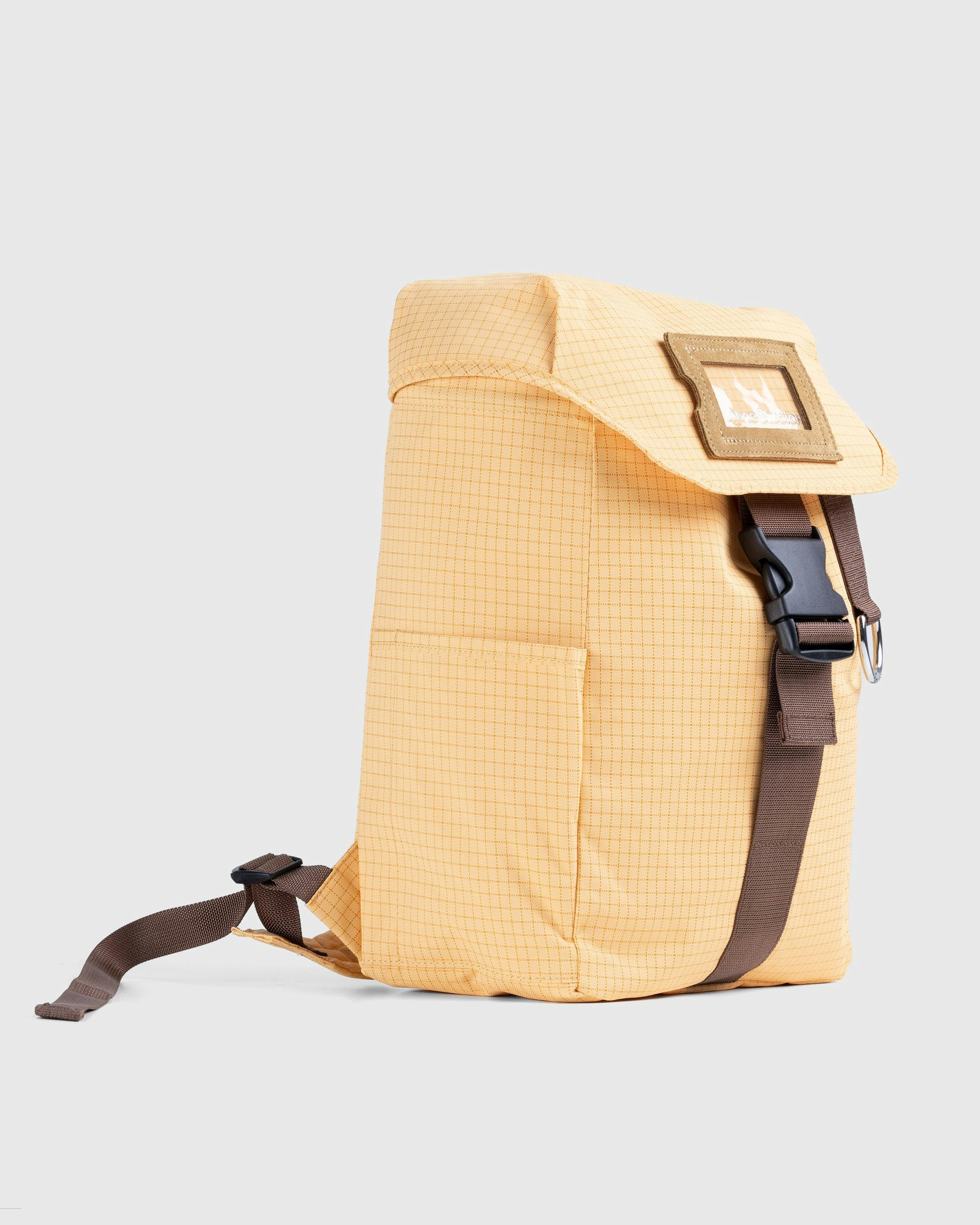 Acne Studios – Ripstop Nylon Backpack Yellow/Brown | Highsnobiety Shop