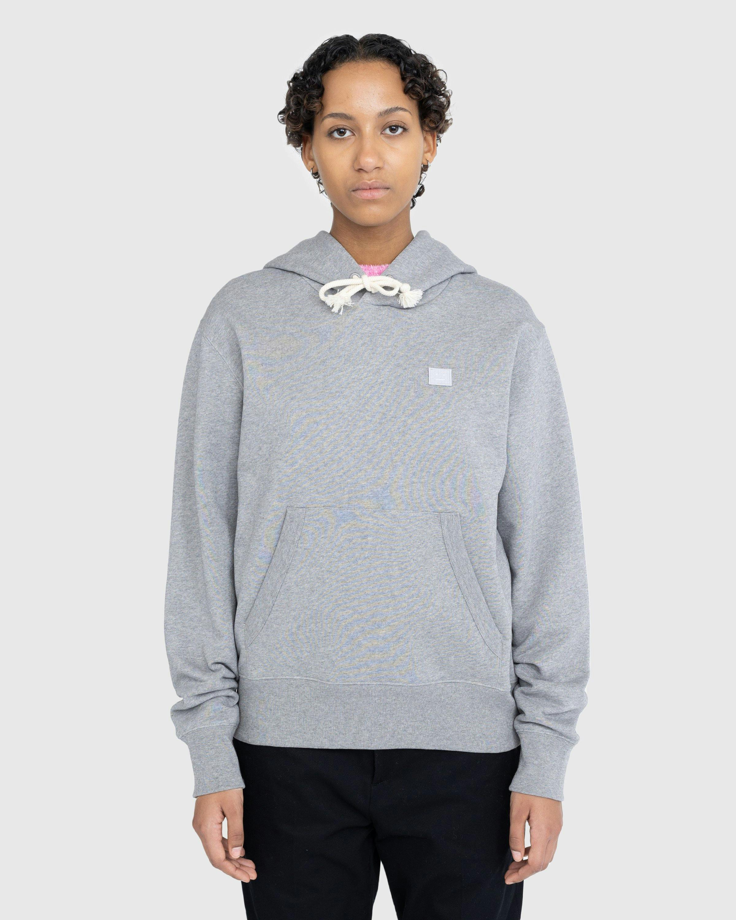 Acne Studios – Face Logo Hoodie Grey | Highsnobiety Shop