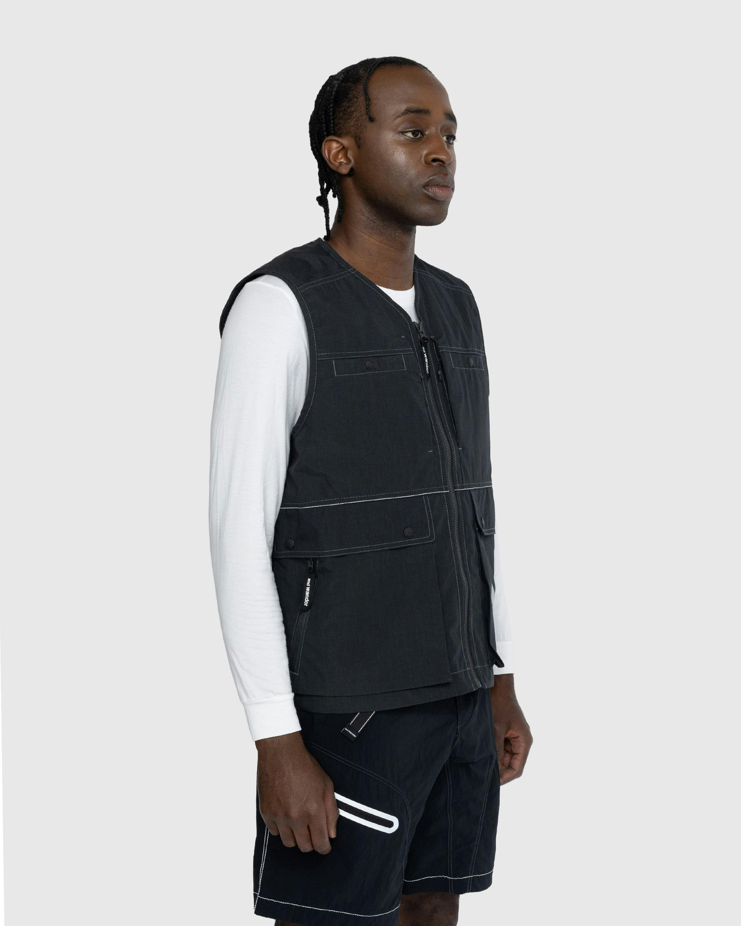 And Wander – Tough Nylon Vest Charcoal | Highsnobiety Shop
