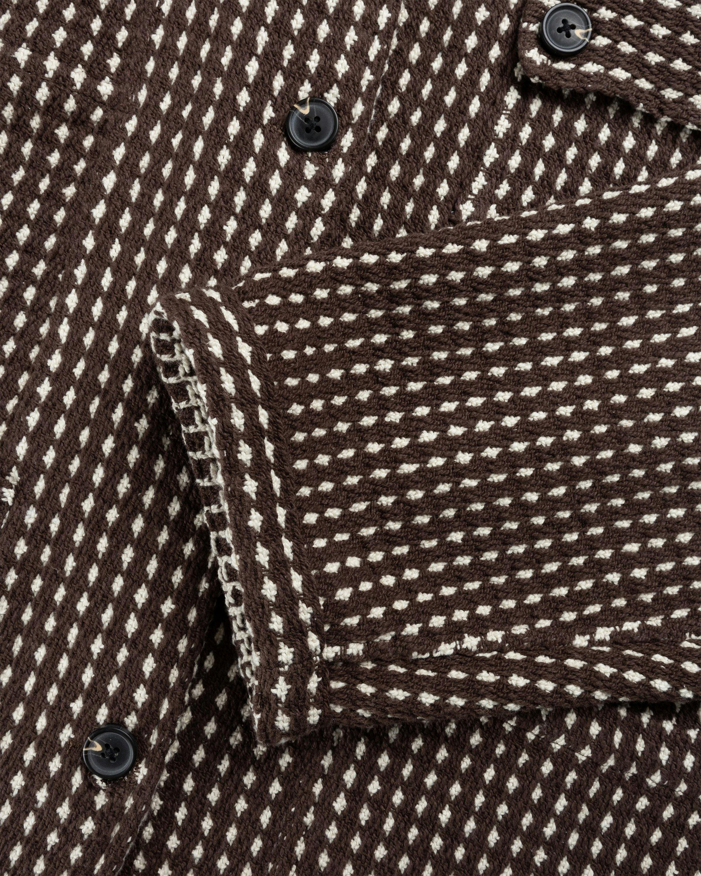 Bode – Reversible Duo Waffle Jacket Brown | Highsnobiety Shop