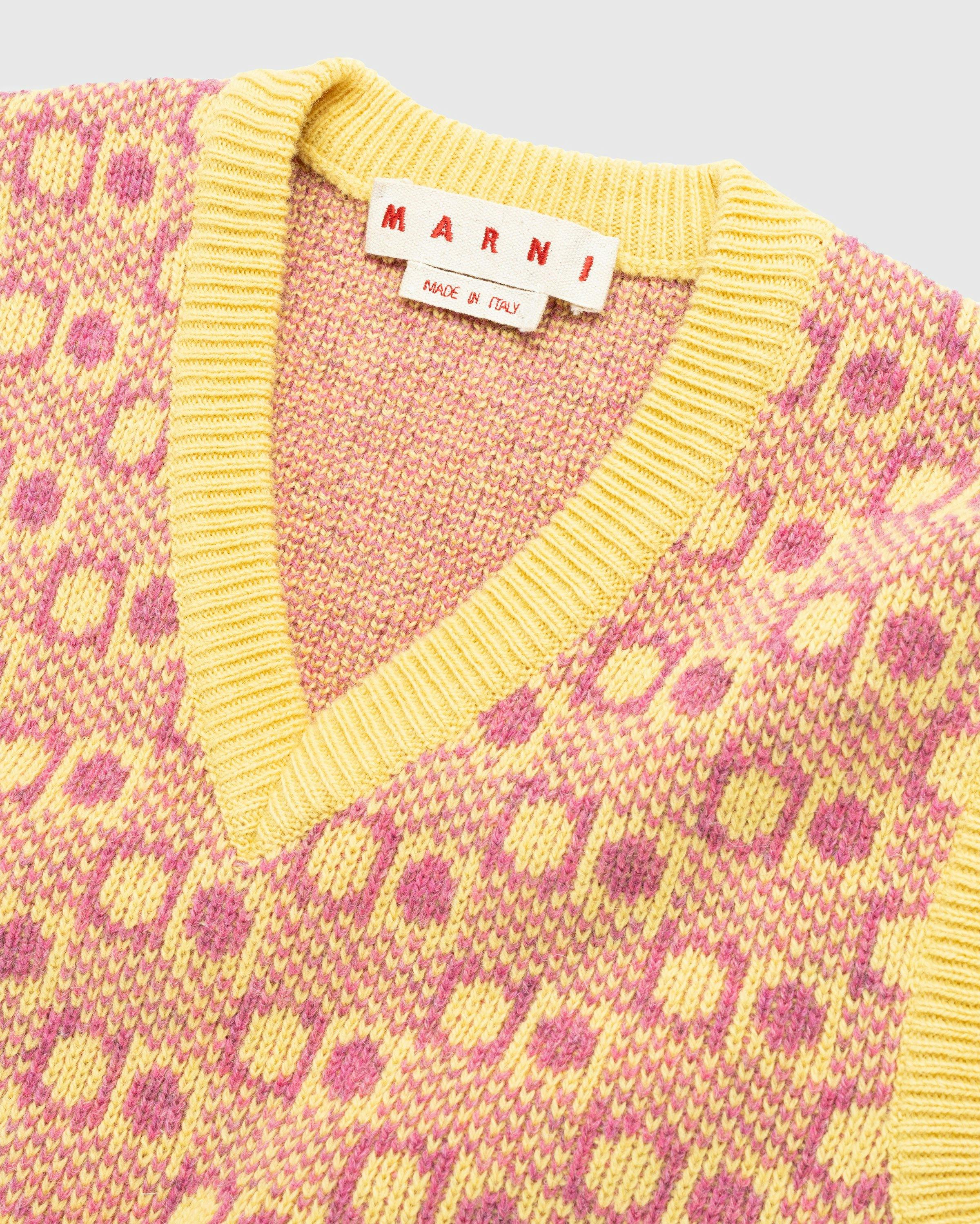 Marni – V-Neck Sweater Vest Cassis | Highsnobiety Shop