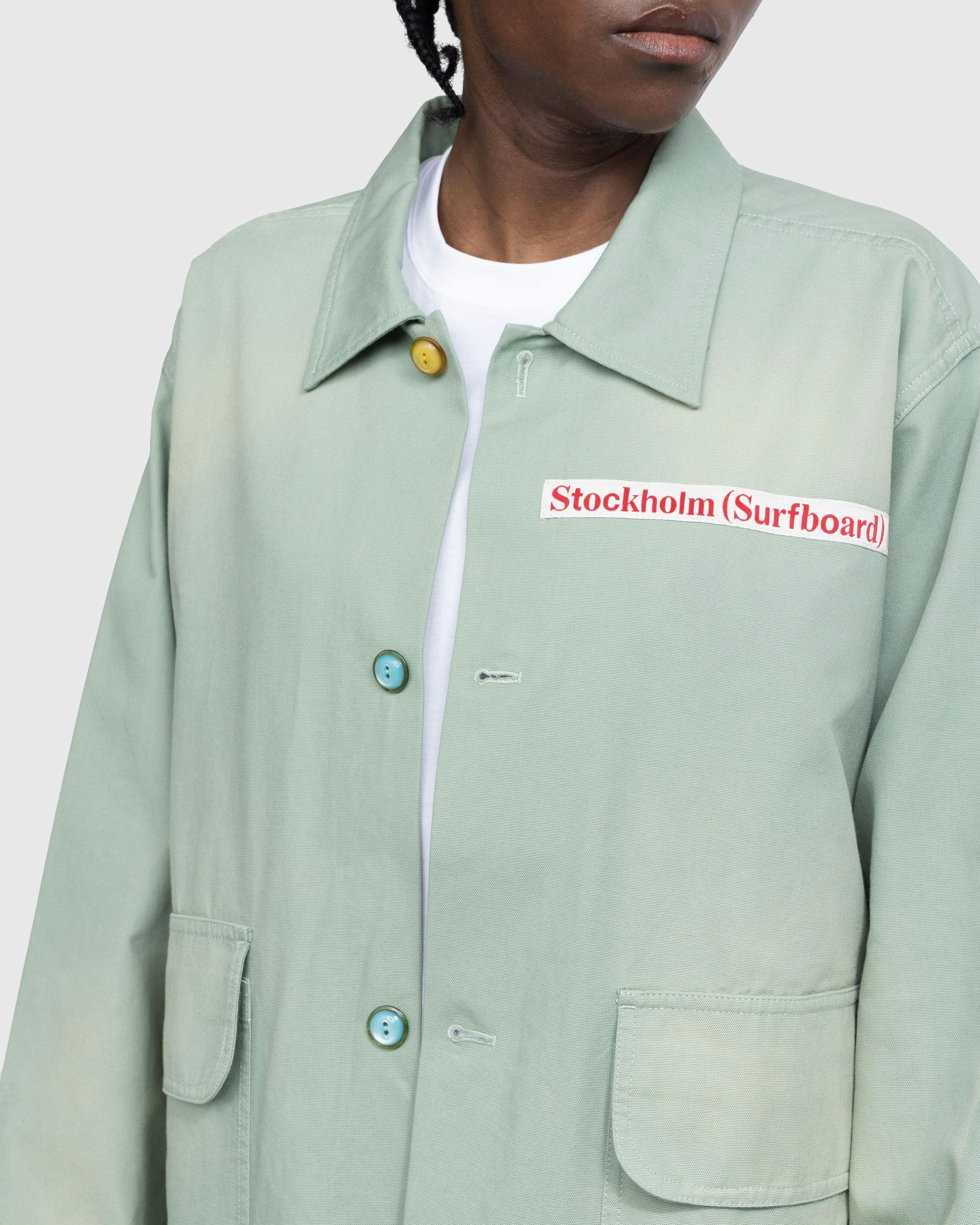 Stockholm Surfboard Club – Canvas Coach Jacket Sage | Highsnobiety Shop