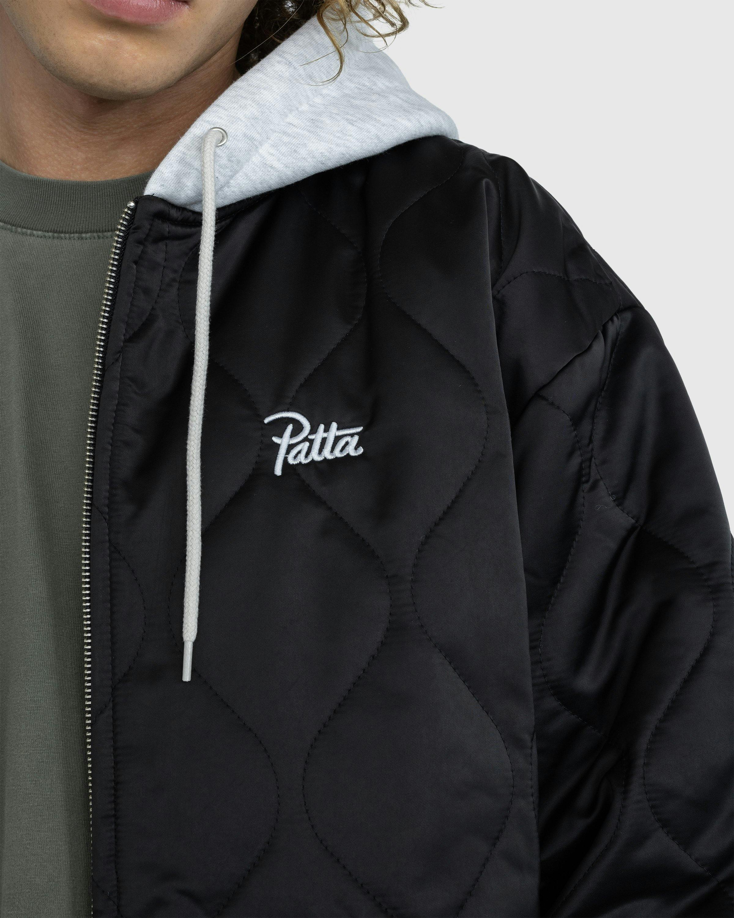 Patta – Hooded Bomber Jacket Black | Highsnobiety Shop