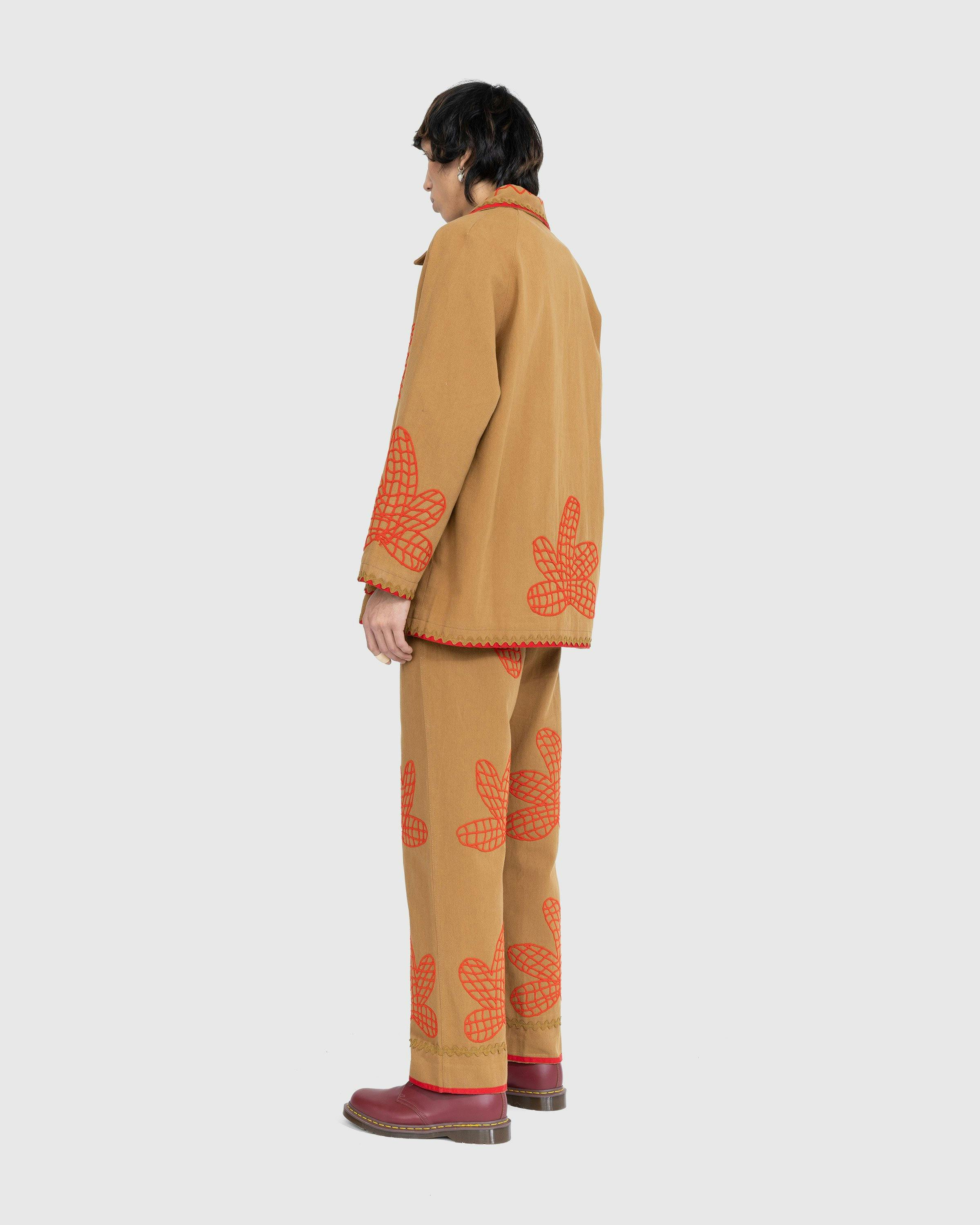 Bode – Field Maple Coat Brown/Red | Highsnobiety Shop