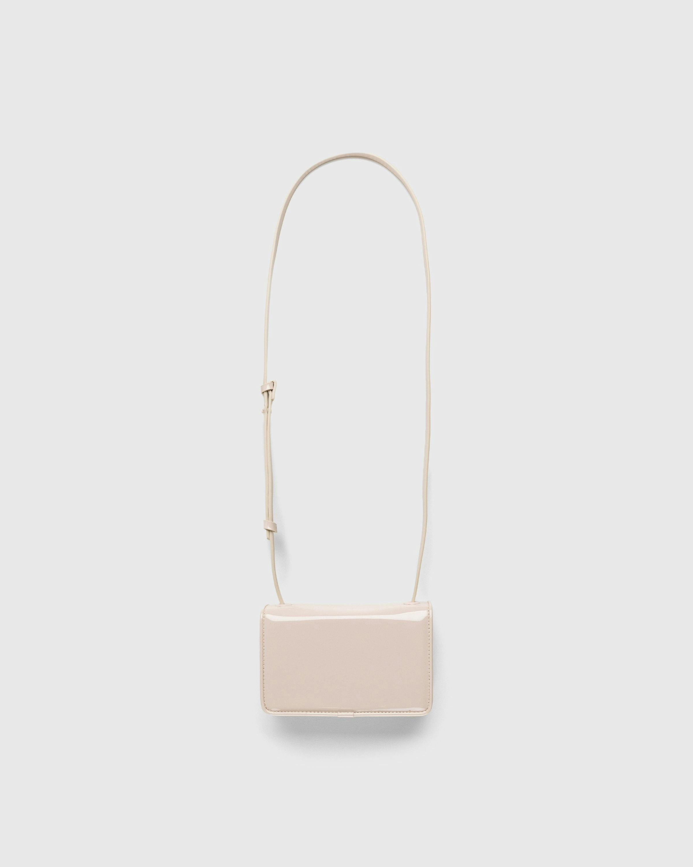 Acne Studios – Mini Crossbody Face Bag Light Beige/Purple ...