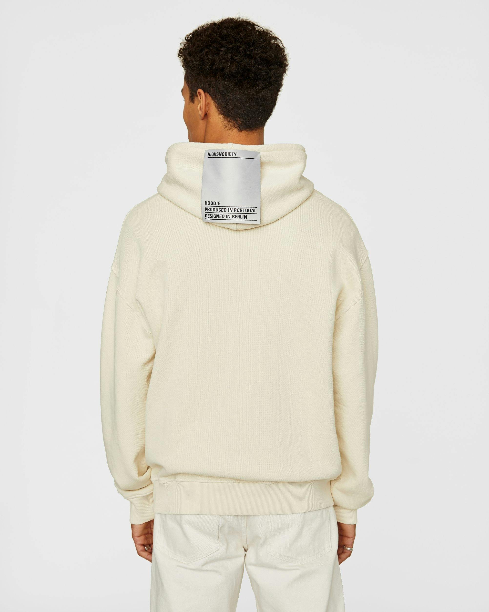 Highsnobiety – Staples Hoodie Eggshell