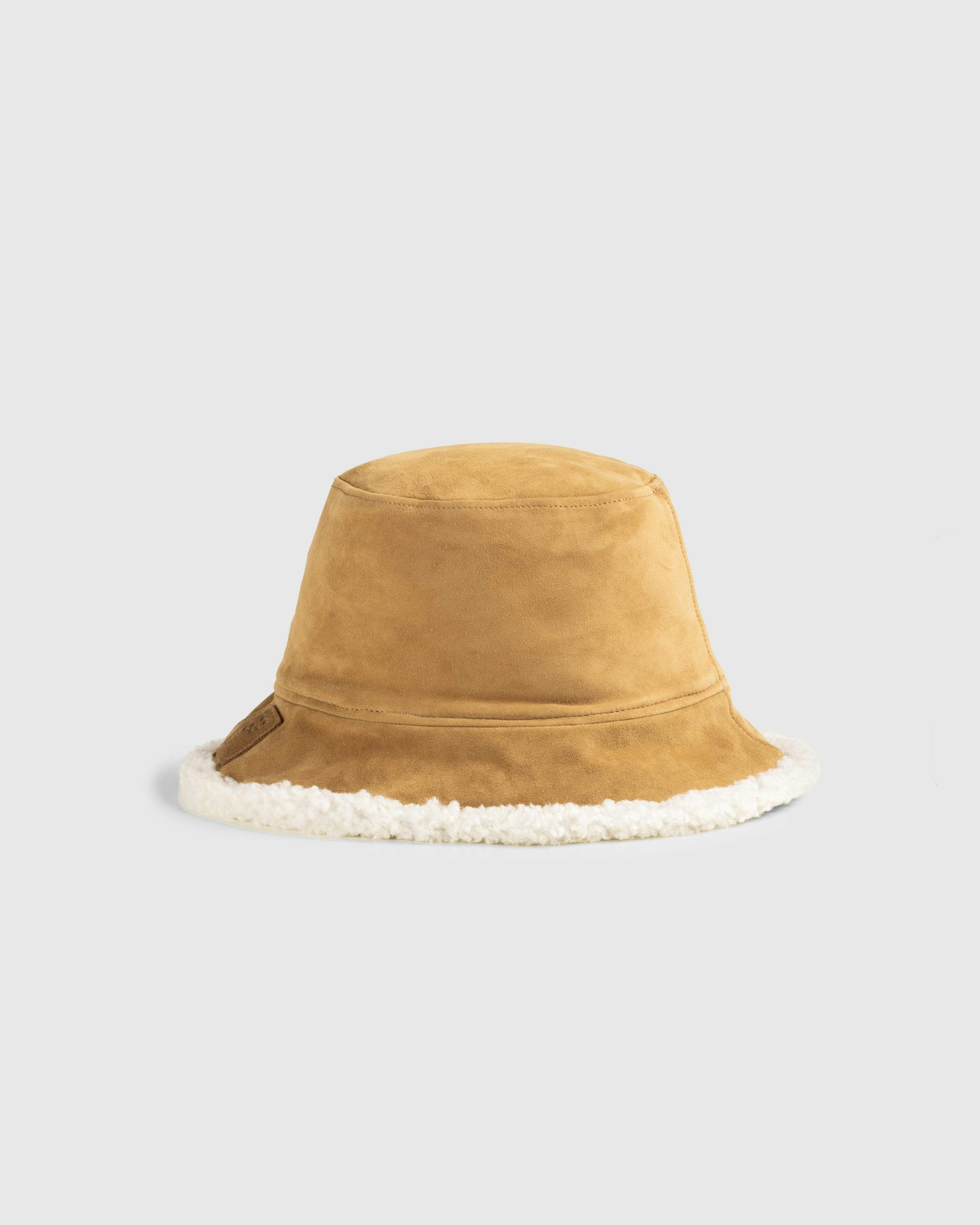 Ugg x Telfar – Suede Bucket Hat Chestnut | Highsnobiety Shop