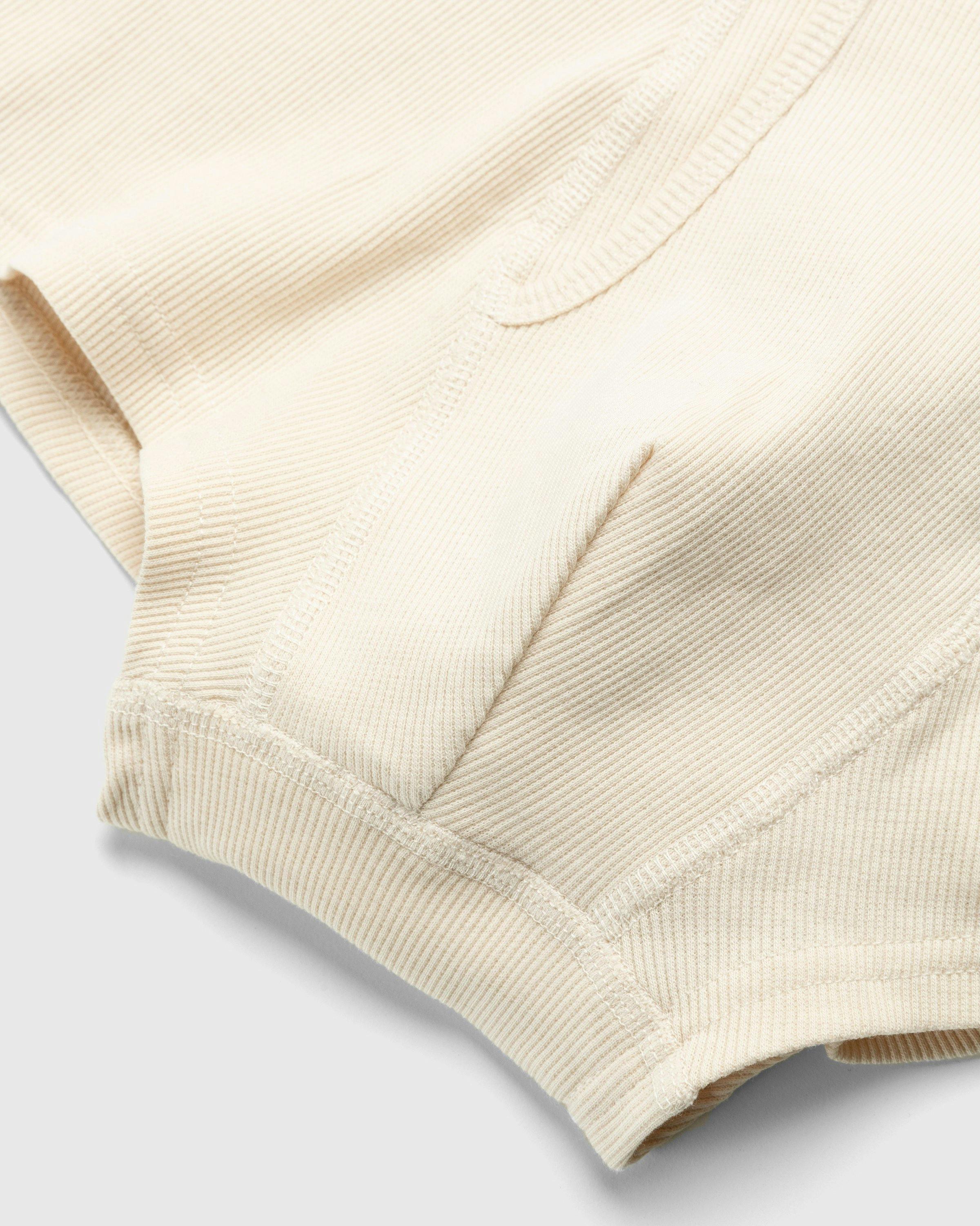 Marine Serre – Organic Cotton Ribbed Boxers Beige | Highsnobiety Shop