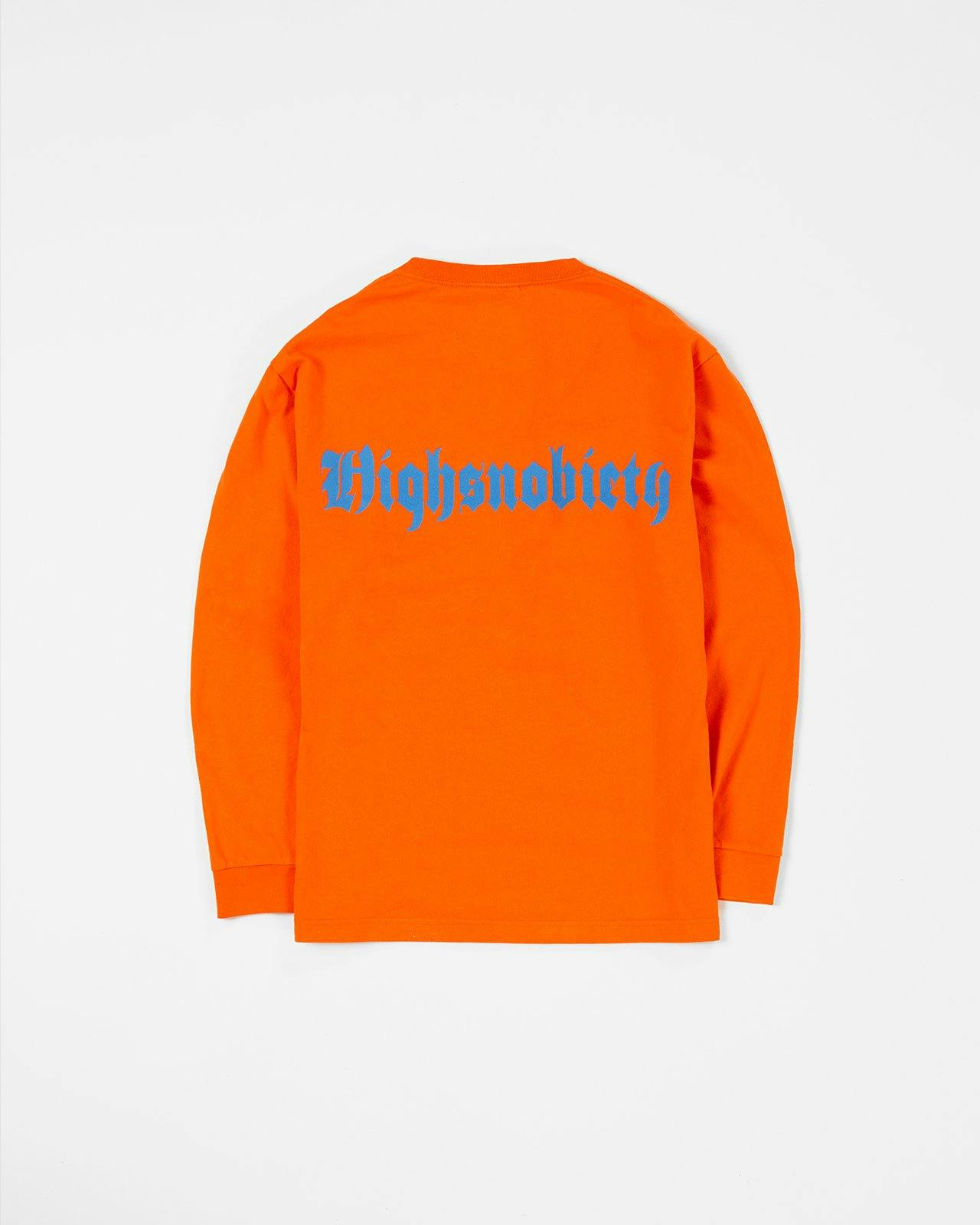Highsnobiety – Stranger Things Hawkins Lonsleeve Orange | Highsnobiety Shop